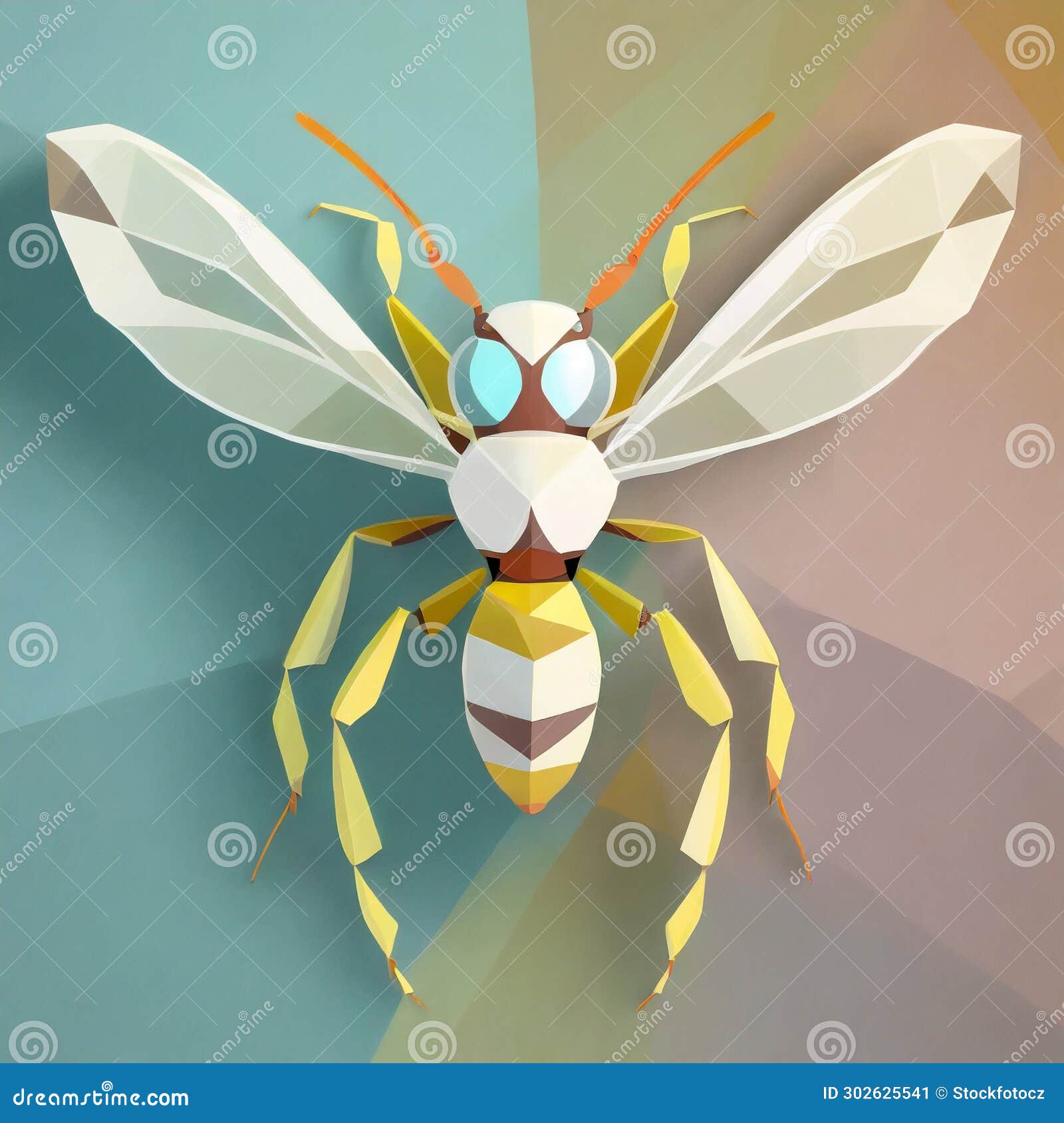 Simple drawing of a wasp stock illustration. Illustration of minimalist ...