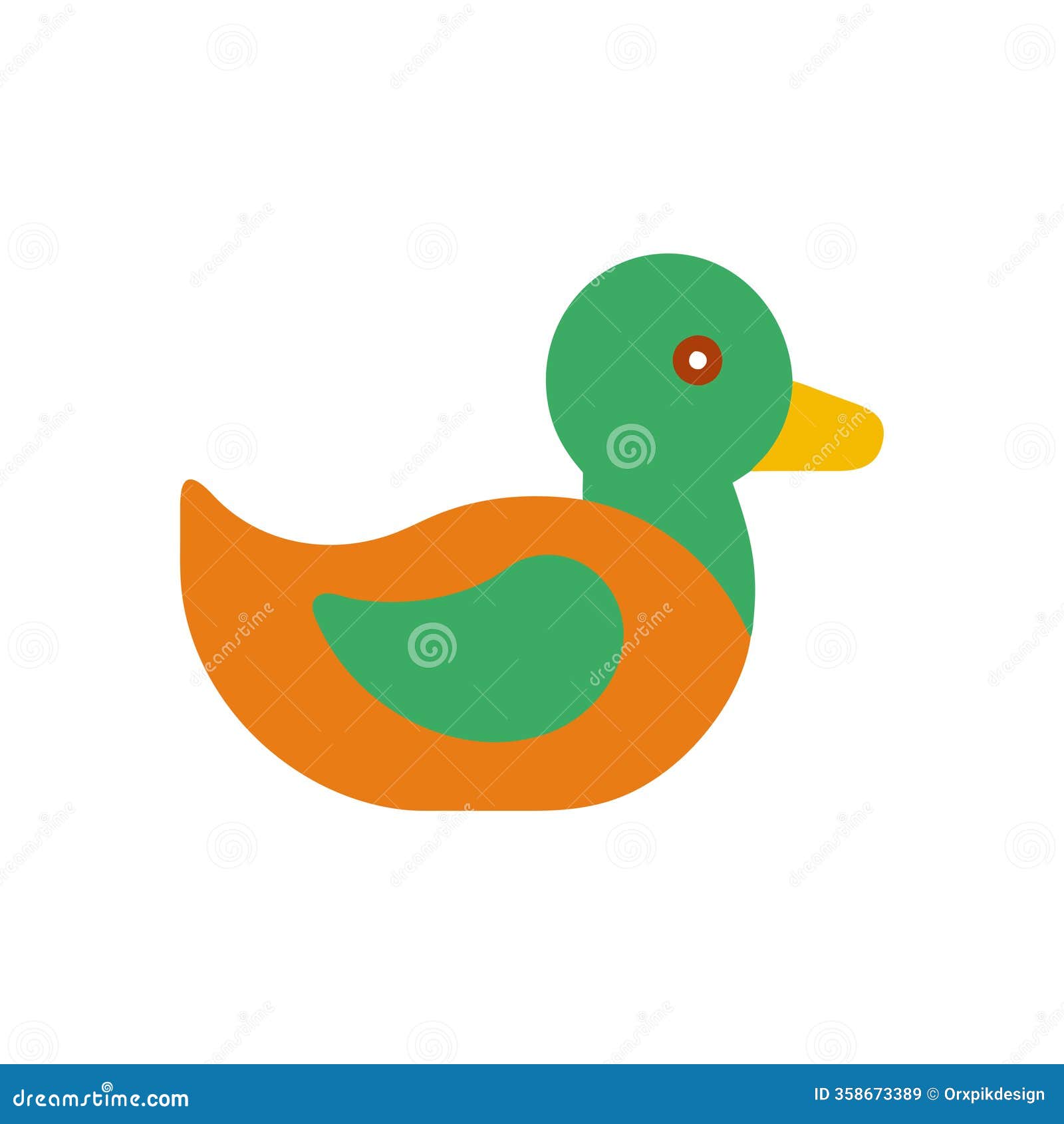 Simple Duck Icon For Nature Themes Stock Image | CartoonDealer.com ...