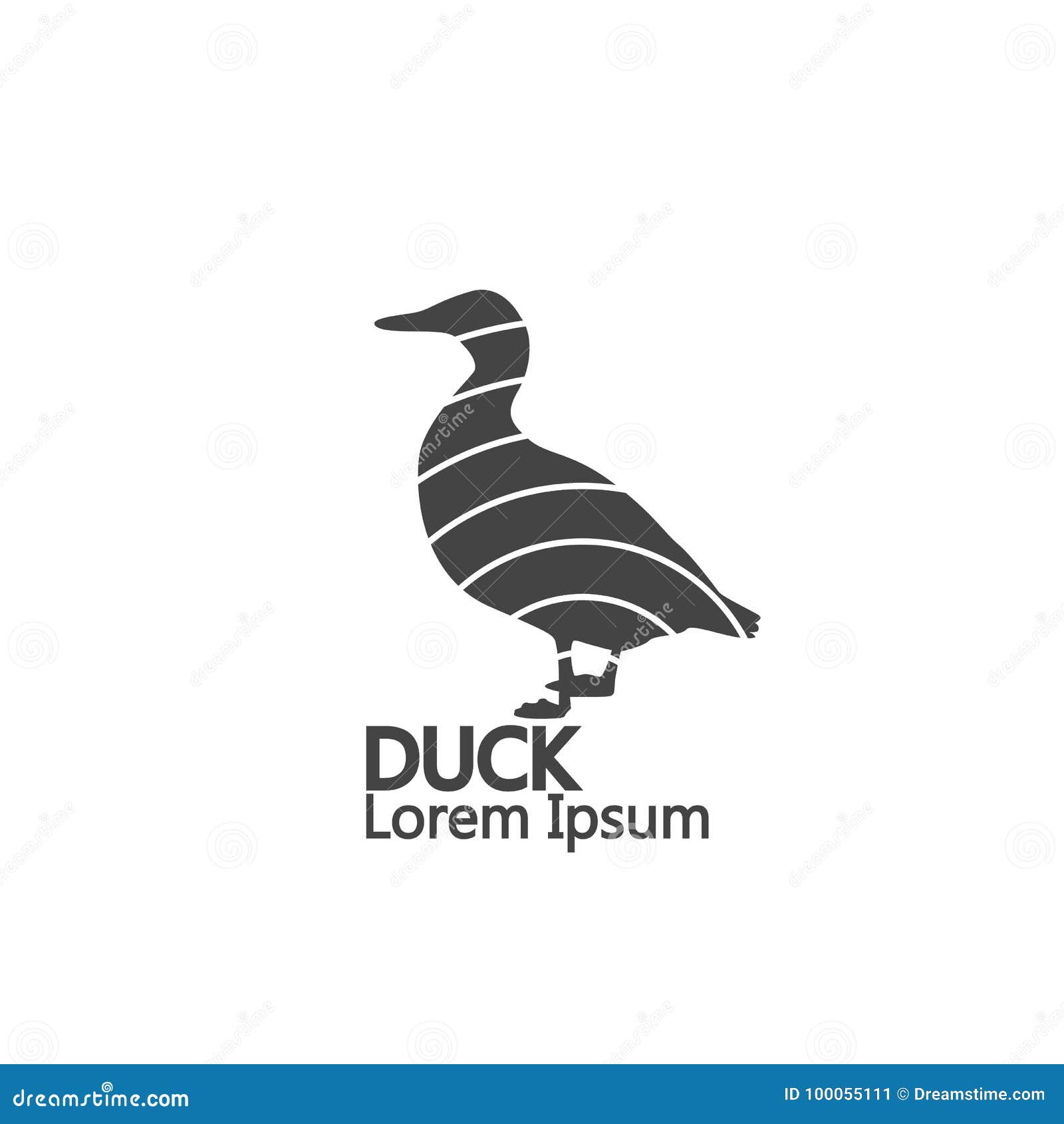 Simple Duck Icon For Nature Themes Stock Image | CartoonDealer.com ...