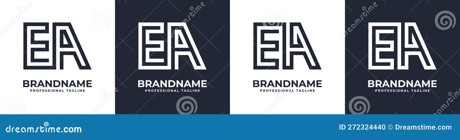 Simple EA Monogram Logo, Suitable for Any Business with EA or AE ...