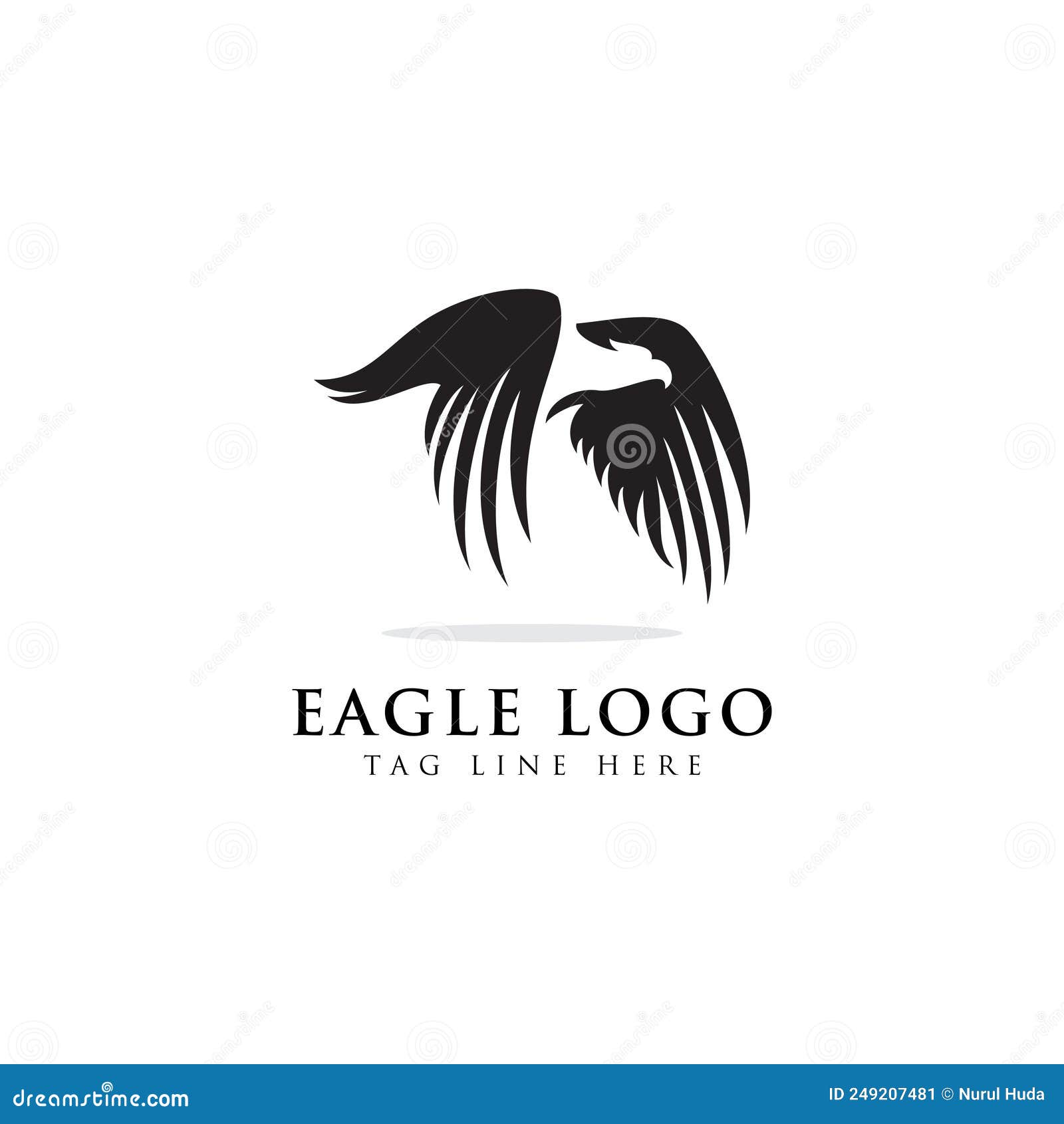 Simple Eagle Vector