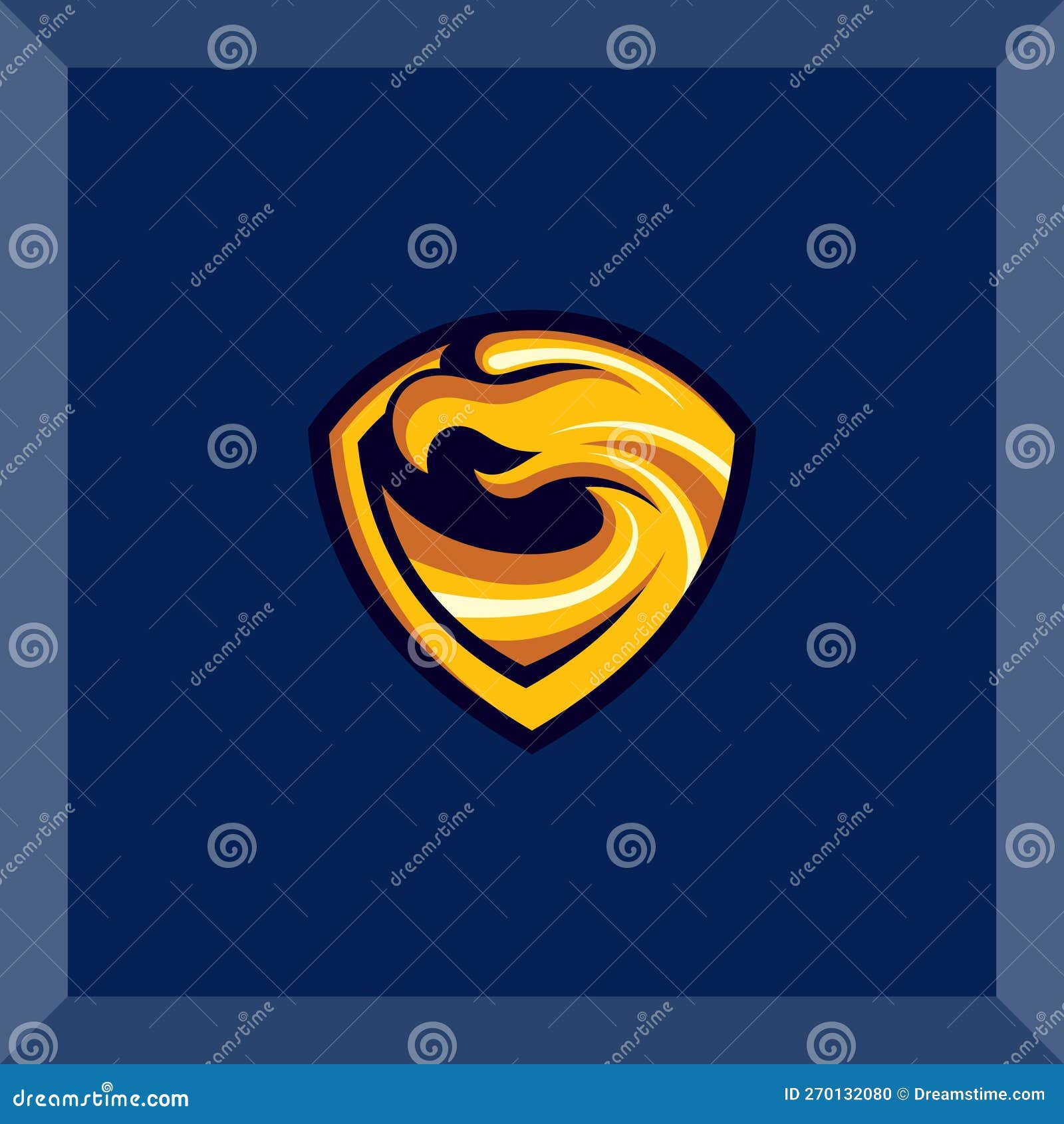 Simple eagle logo stock vector. Illustration of modern - 270132080