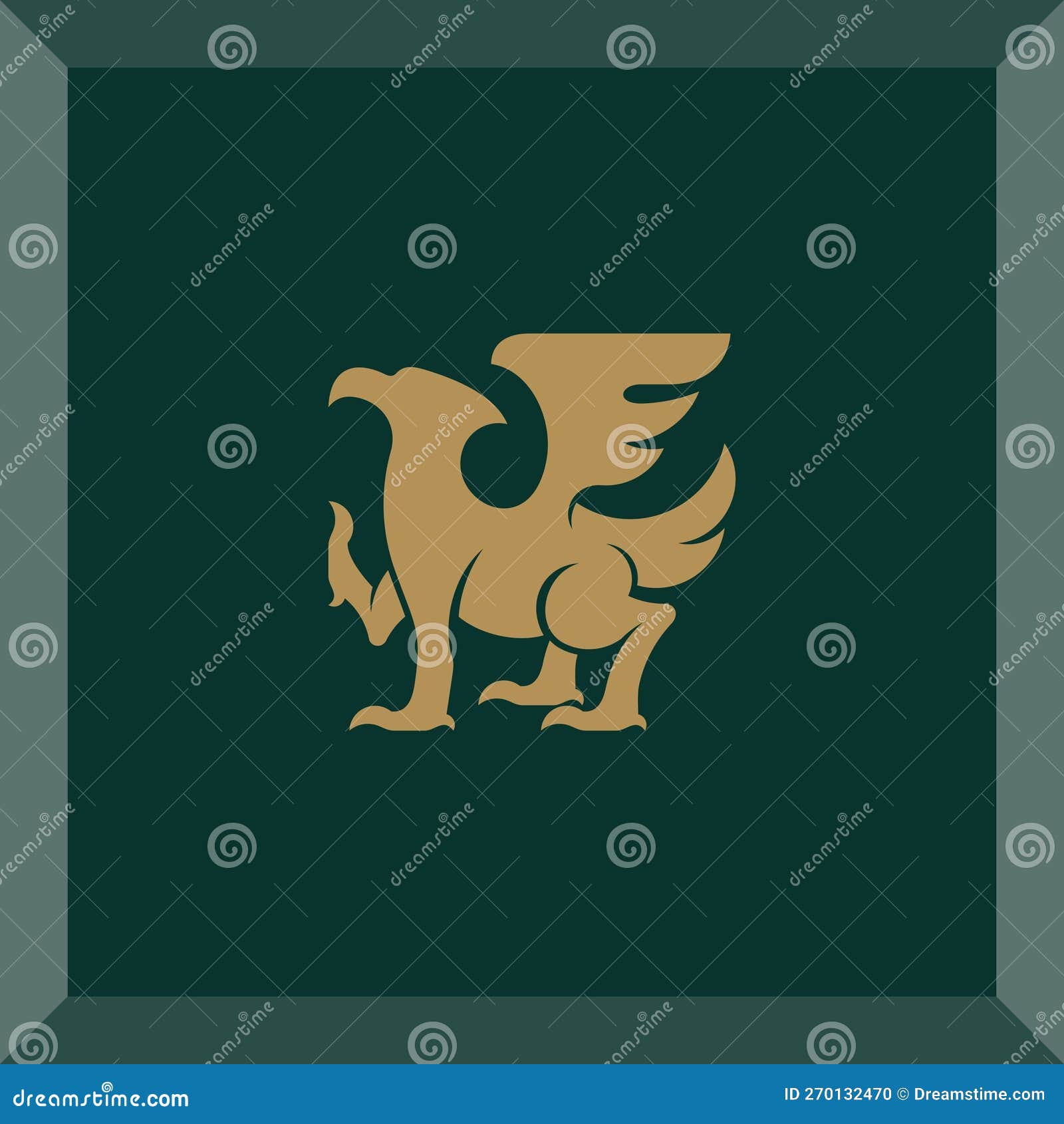 Simple eagle logo stock vector. Illustration of symbol - 270132470