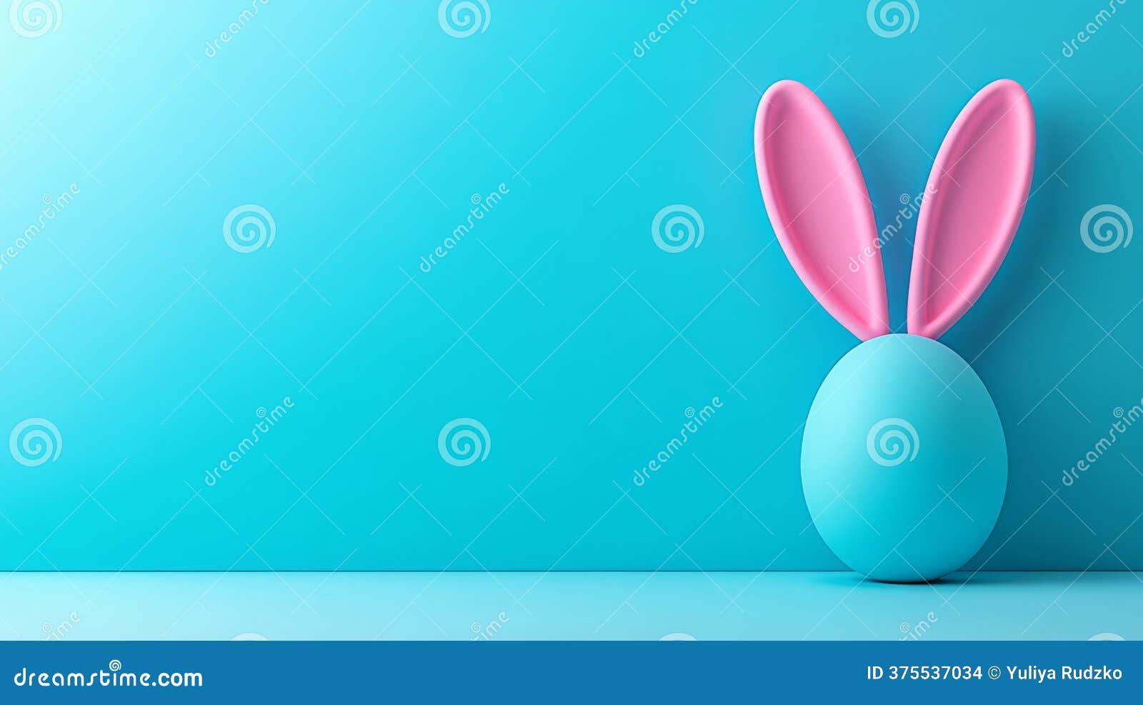 Simple Easter Egg Set On White Background. Flat Lay, Top View, Vertical ...