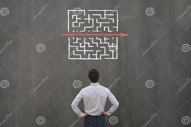 Simple Easy Fast Solution Concept, Problem Solving Stock Image - Image ...