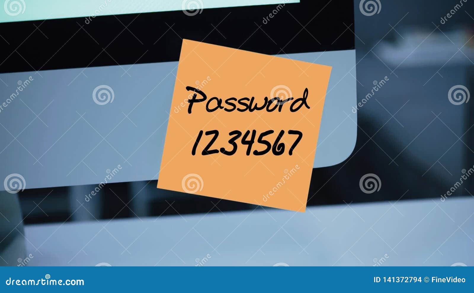 Simple, Easy Password. Qwerty.Computer Security. Account Hacking Stock ...