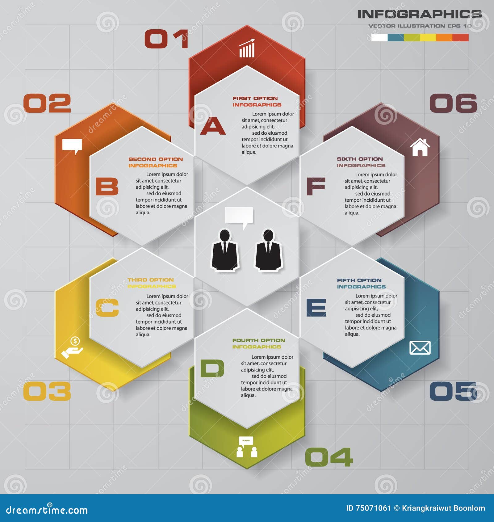 Simple&Editable 6 Steps Chart Diagrams Template/graphic or Website ...
