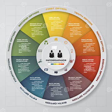 Simple&Editable 10 Steps Chart Diagrams Template/graphic or Website ...