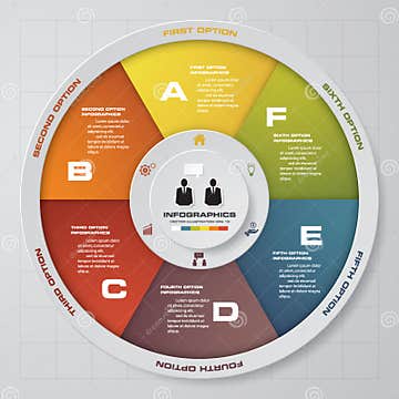Simple&Editable 6 Steps Chart Diagrams Template/graphic or Website ...