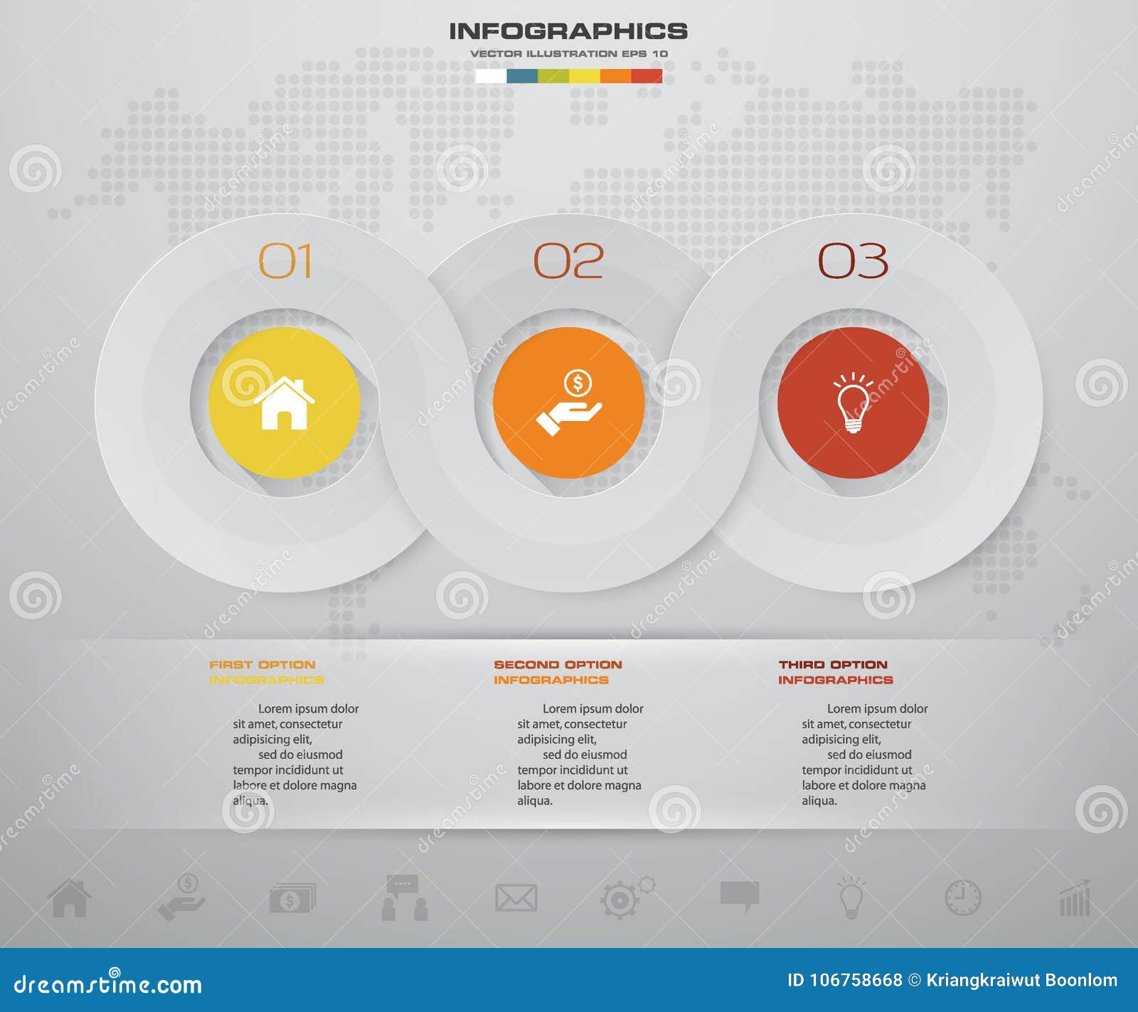 Simple&Editable 3 Steps Chart Diagrams Template/graphic or Website ...
