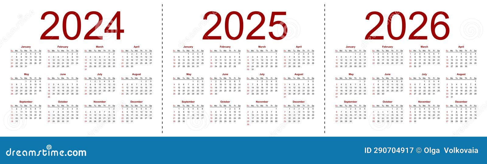 Vector Set Of Calendars With Torn Off Sheets. Doodle Style Wall ...