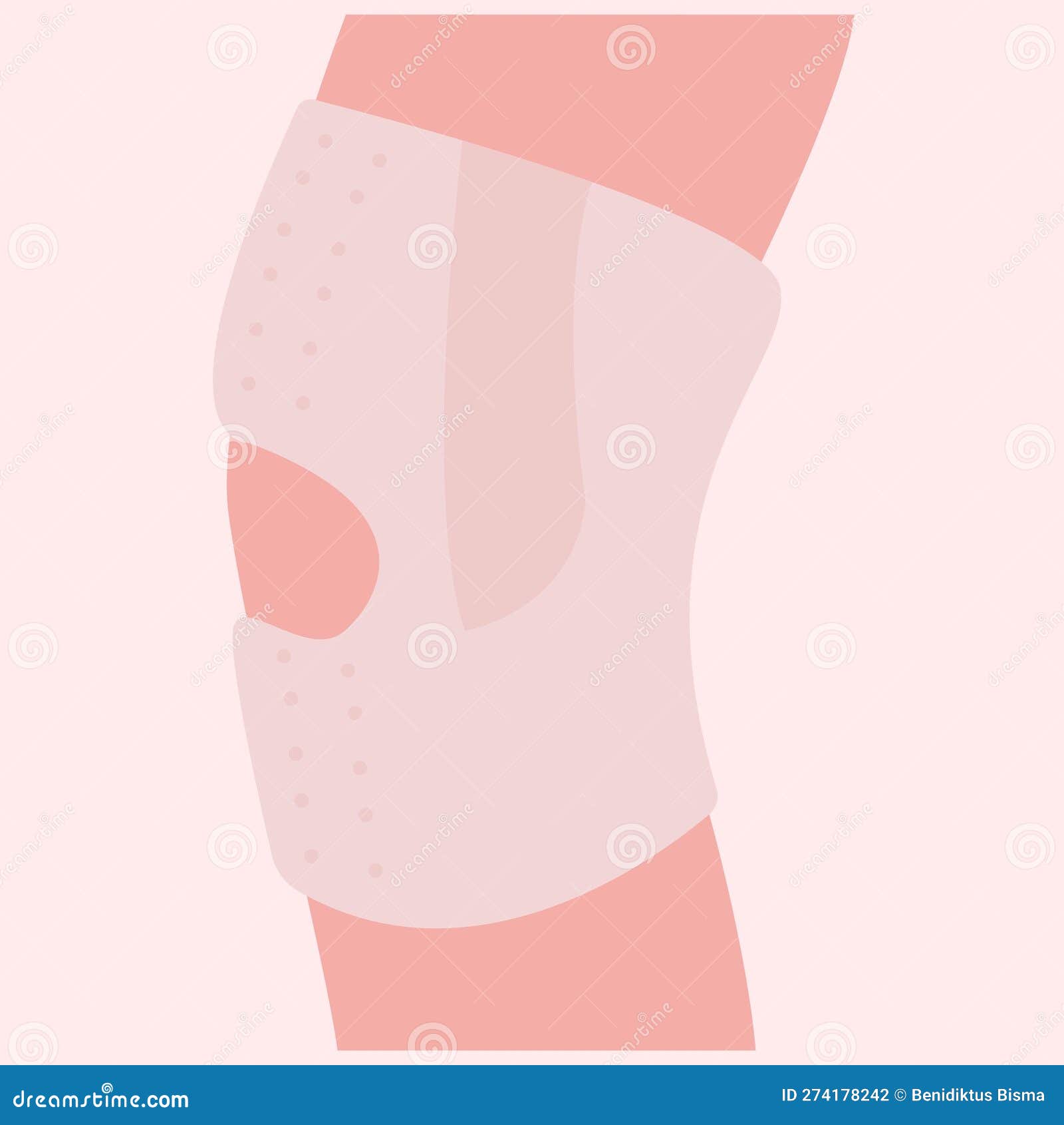 A Simple and Effective Illustration of Knee Pads Stock Vector ...