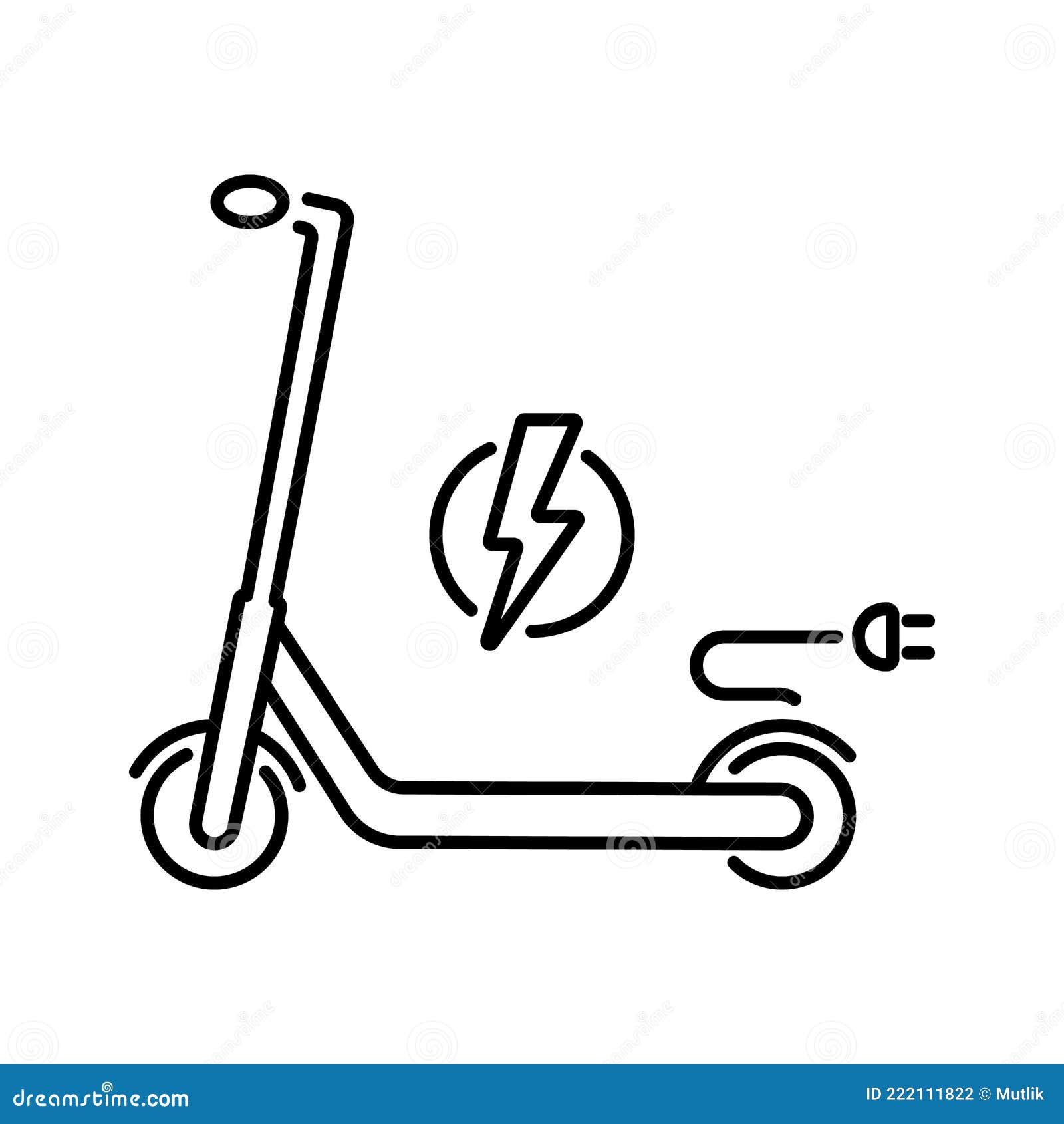 Simple Electric Bus Symbol Vector Illustration | CartoonDealer.com ...
