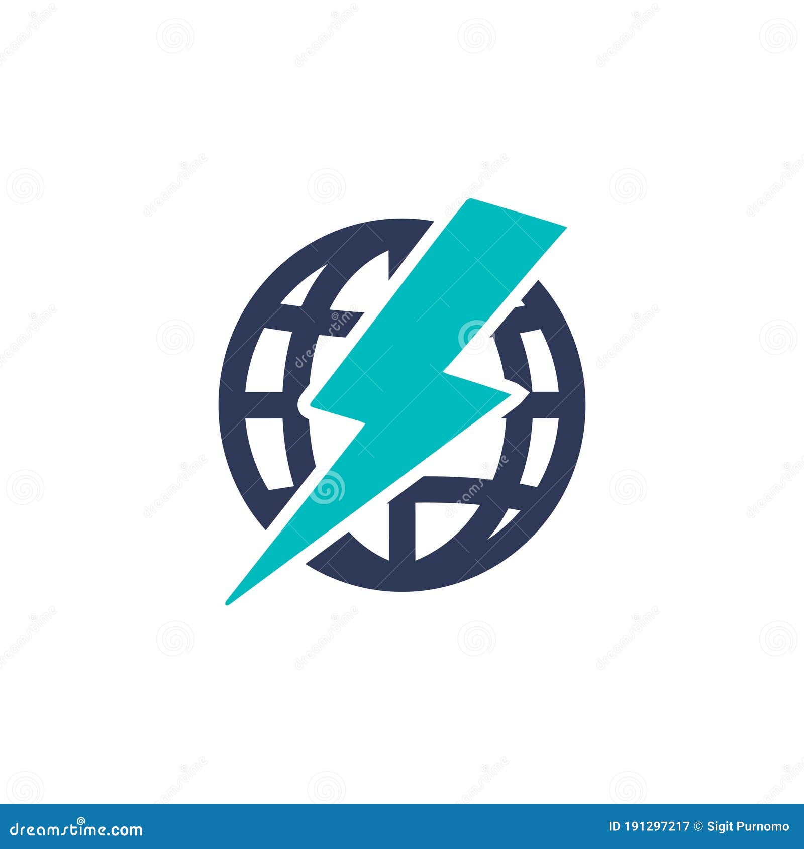 Simple Electrical Logo Design Illlustration Stock Vector - Illustration ...