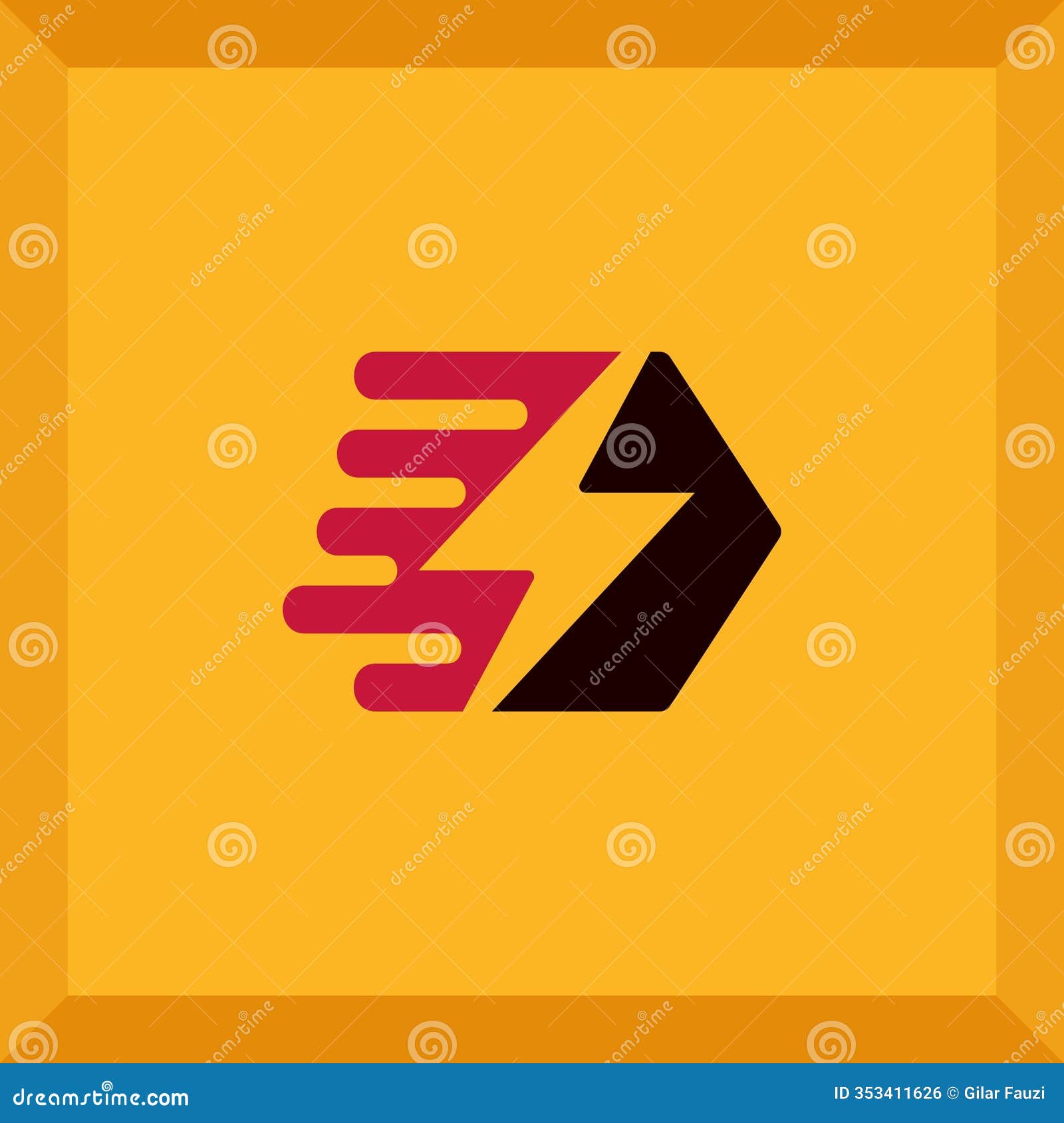 Simple electrical logo stock illustration. Illustration of template ...
