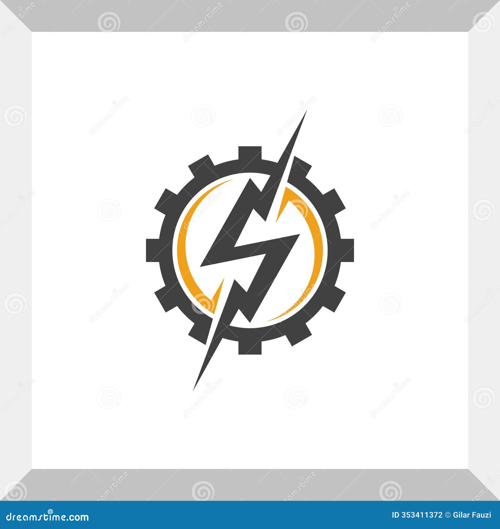 Simple electrical logo stock illustration. Illustration of alphabet ...