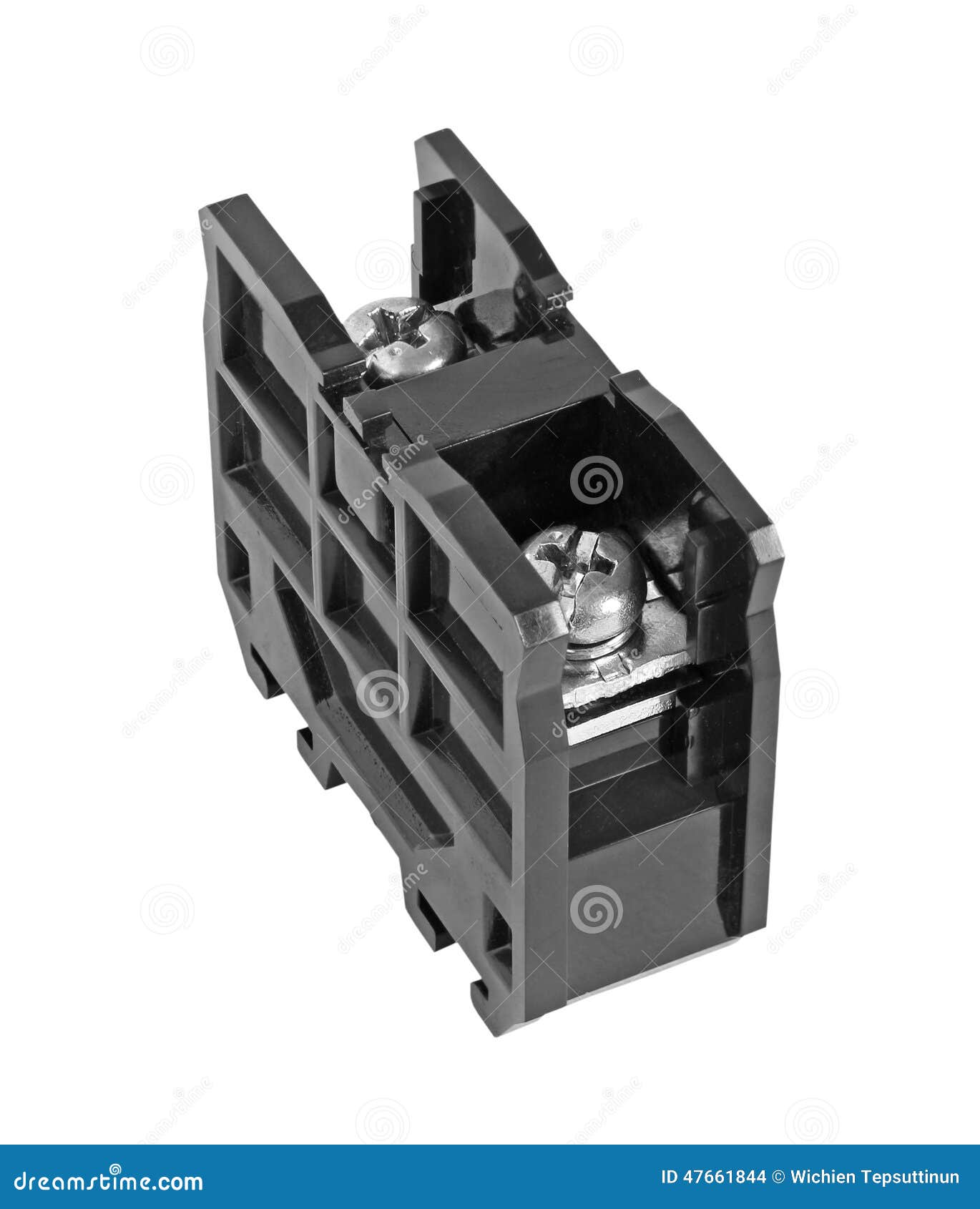 Electrical Terminal Block And Cables Royalty-Free Stock Photography ...