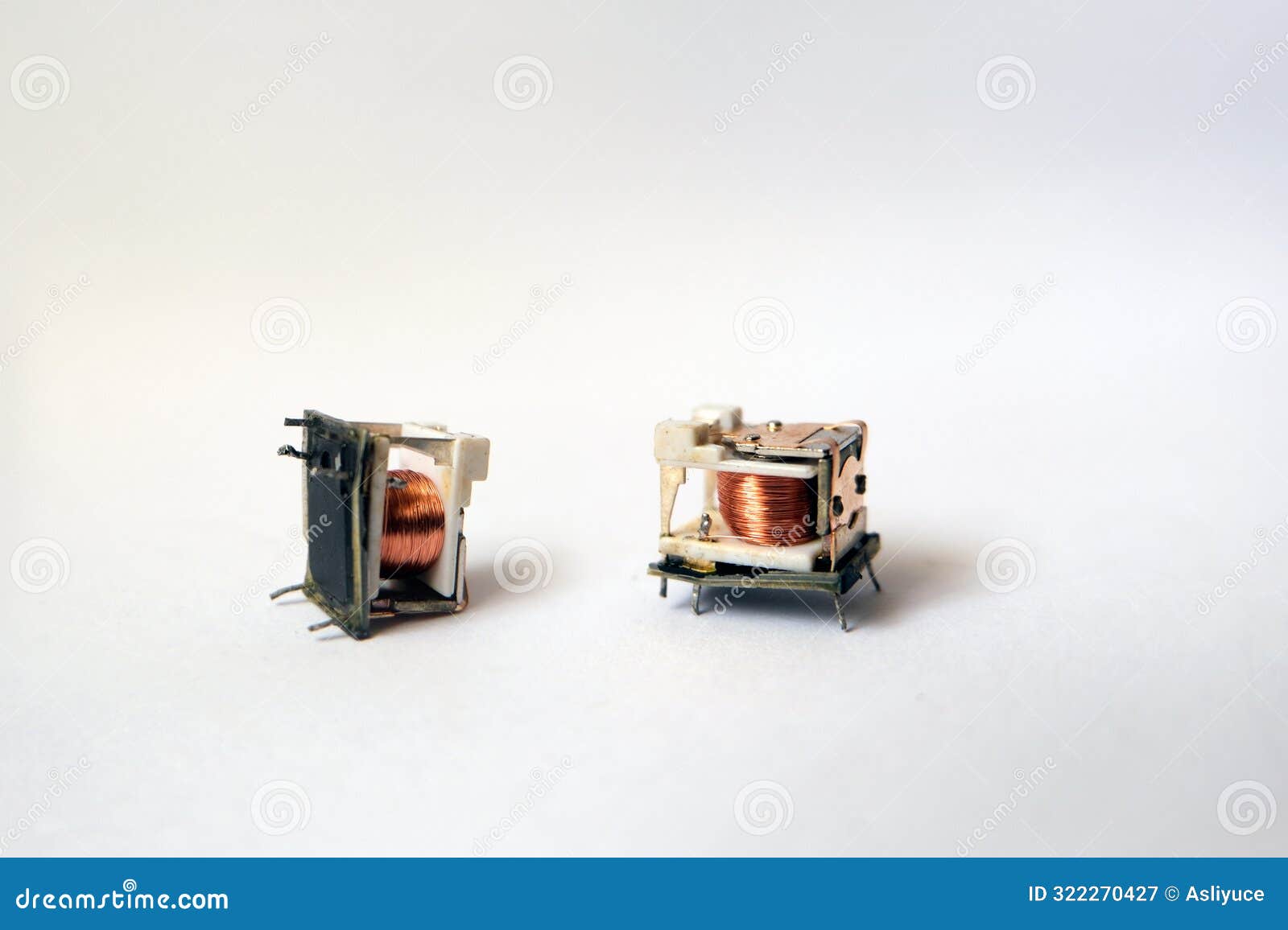 Simple Electromechanical Relay Stock Image - Image of switch, pole ...