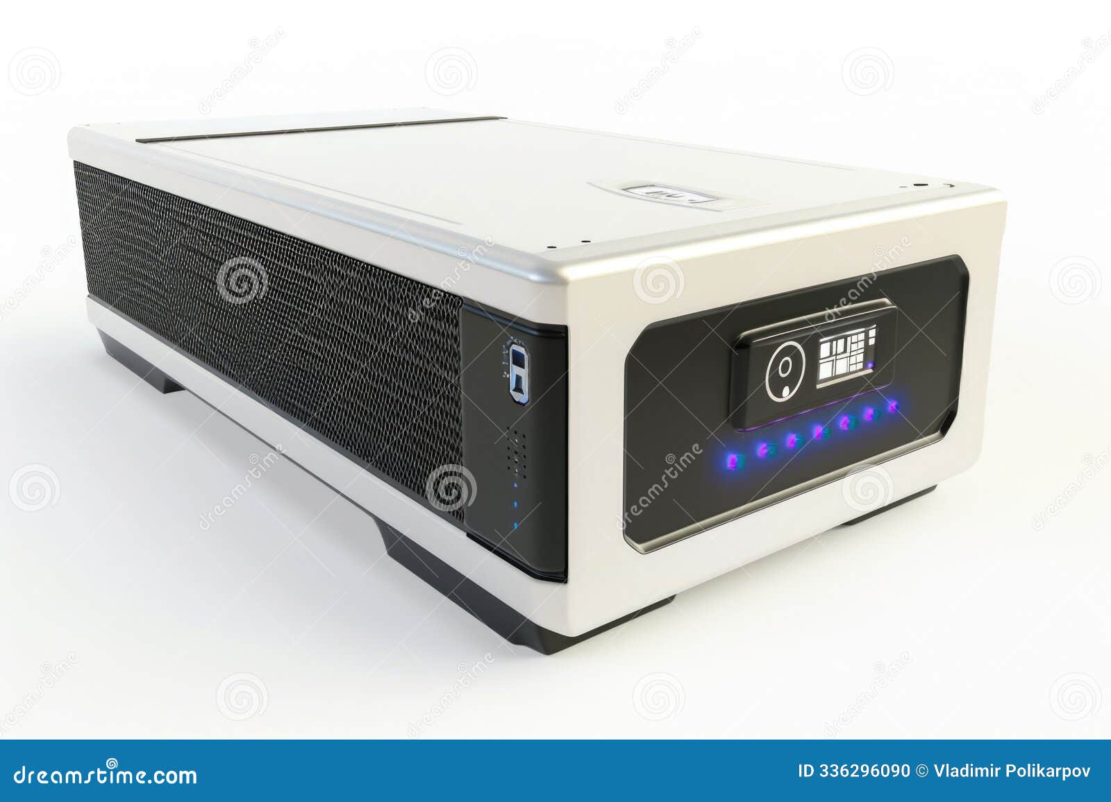 A Simple Electronic Device Sits on a White Surface, Perfect for Use in ...