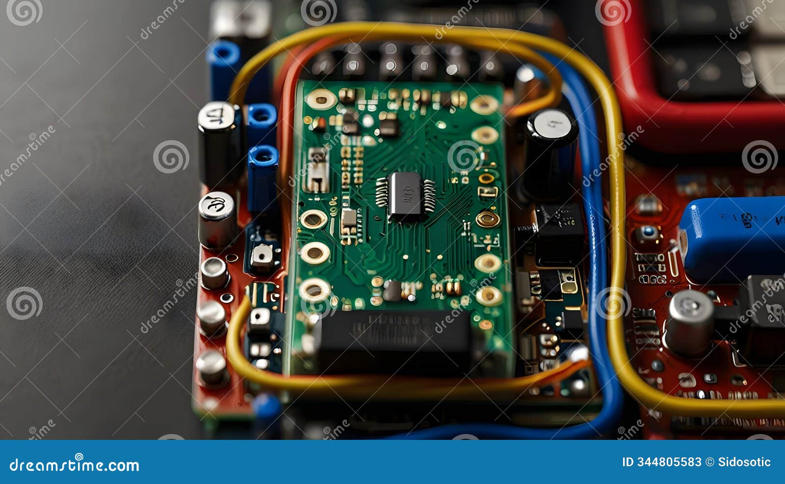 Simple Electronics Kit stock illustration. Illustration of safe - 344805583