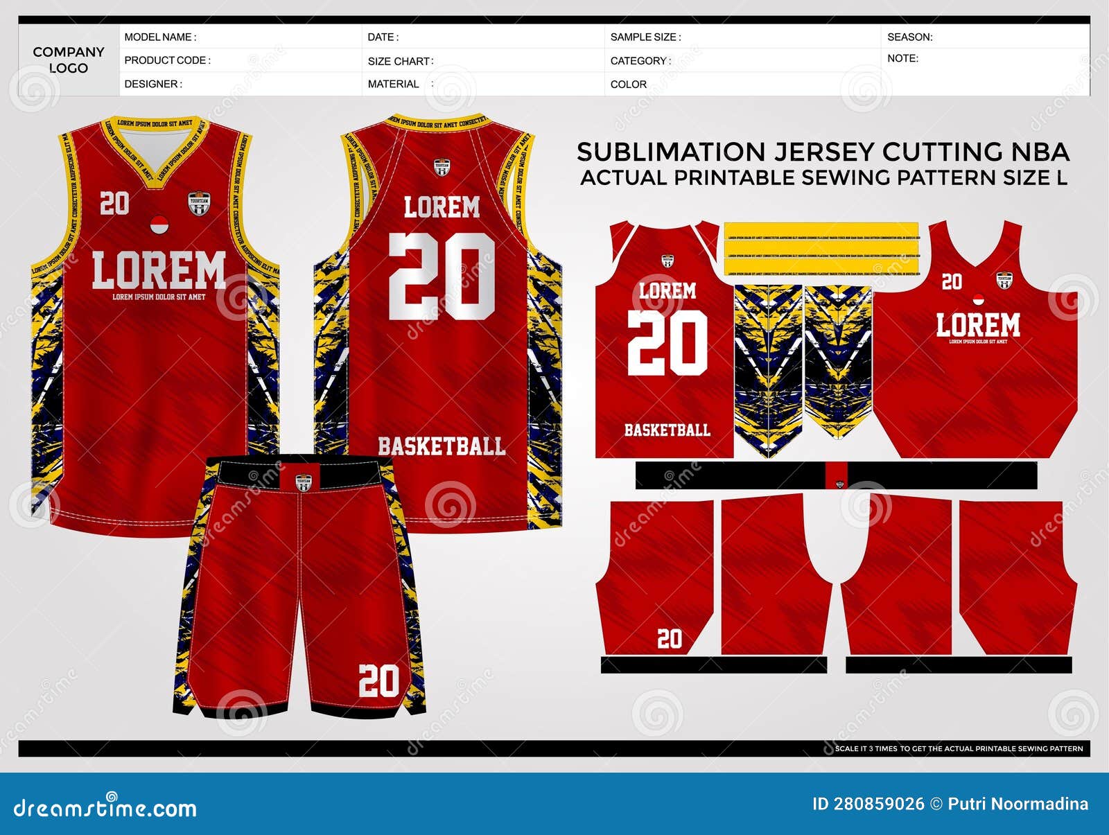 Simple Elegance Red Basketball Jersey Stock Vector - Illustration of ...