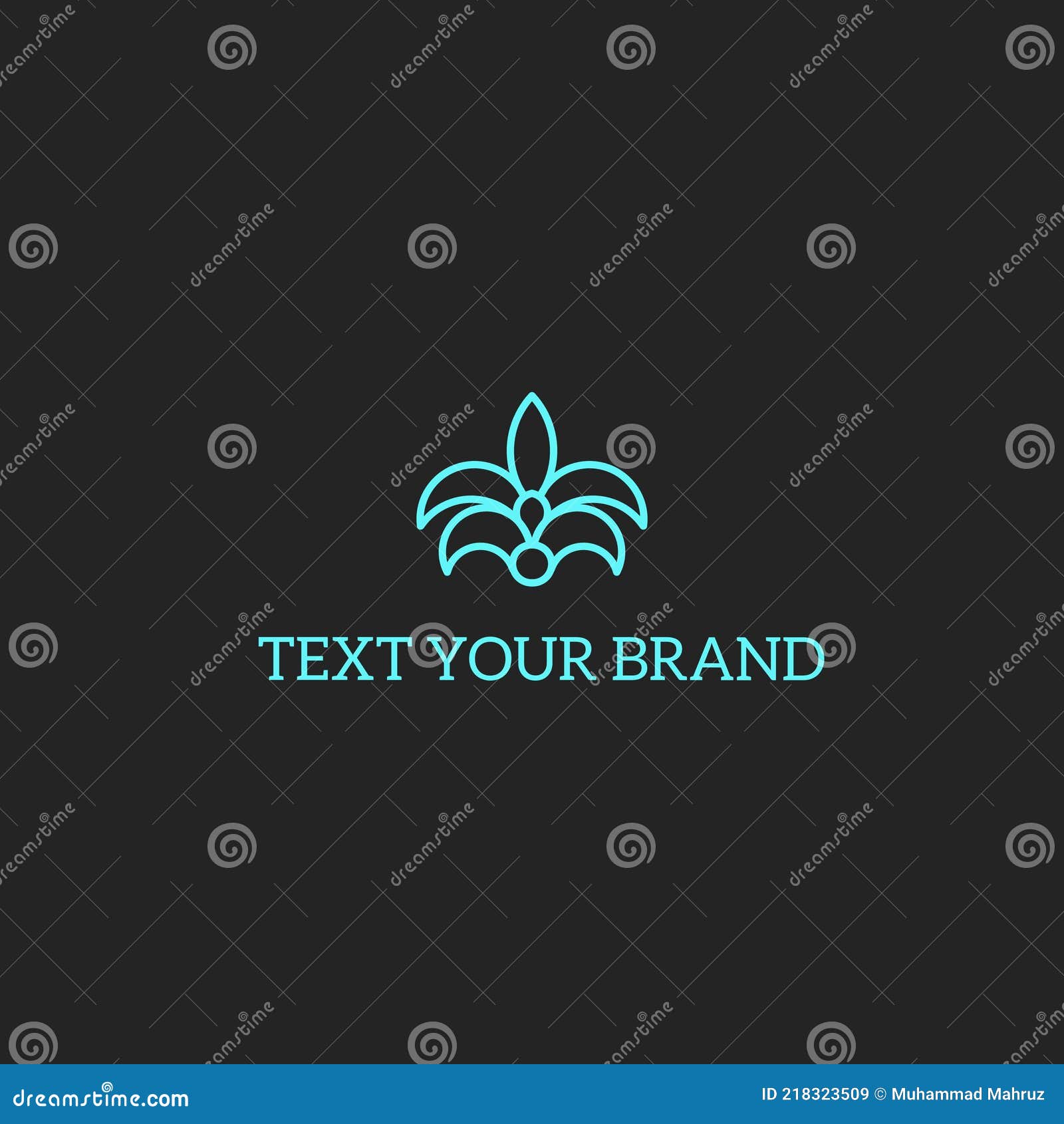 Simple and Elegant Brand Logo Stock Illustration - Illustration of ...