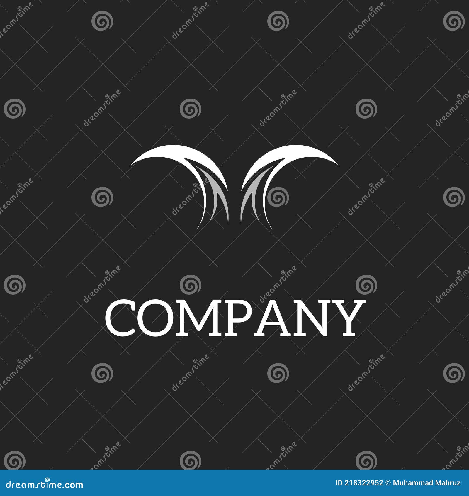 Simple and Elegant Company Logo Stock Illustration - Illustration of ...