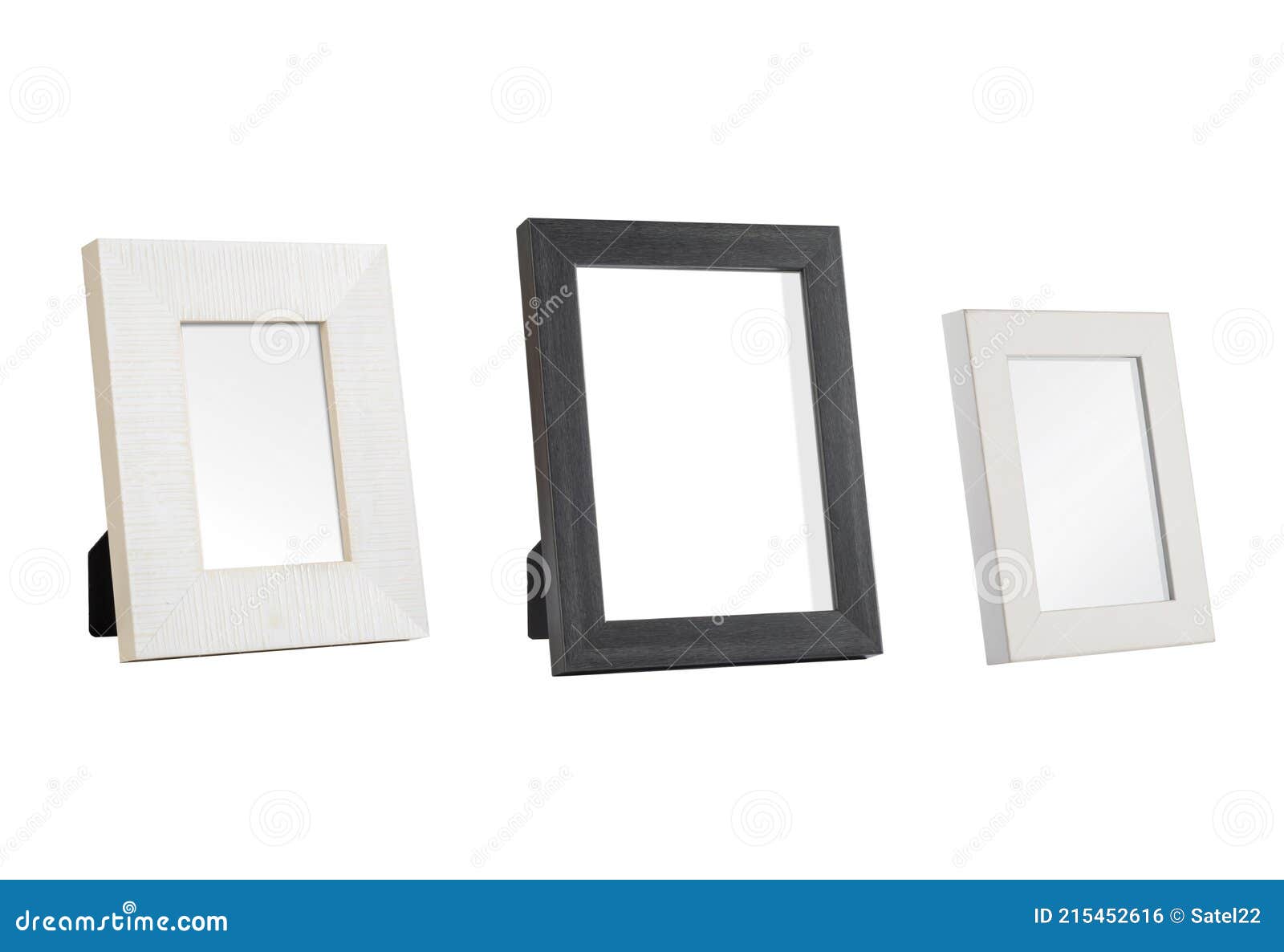 Simple and Elegant Empty Photo Frames Stock Photo - Image of painting ...