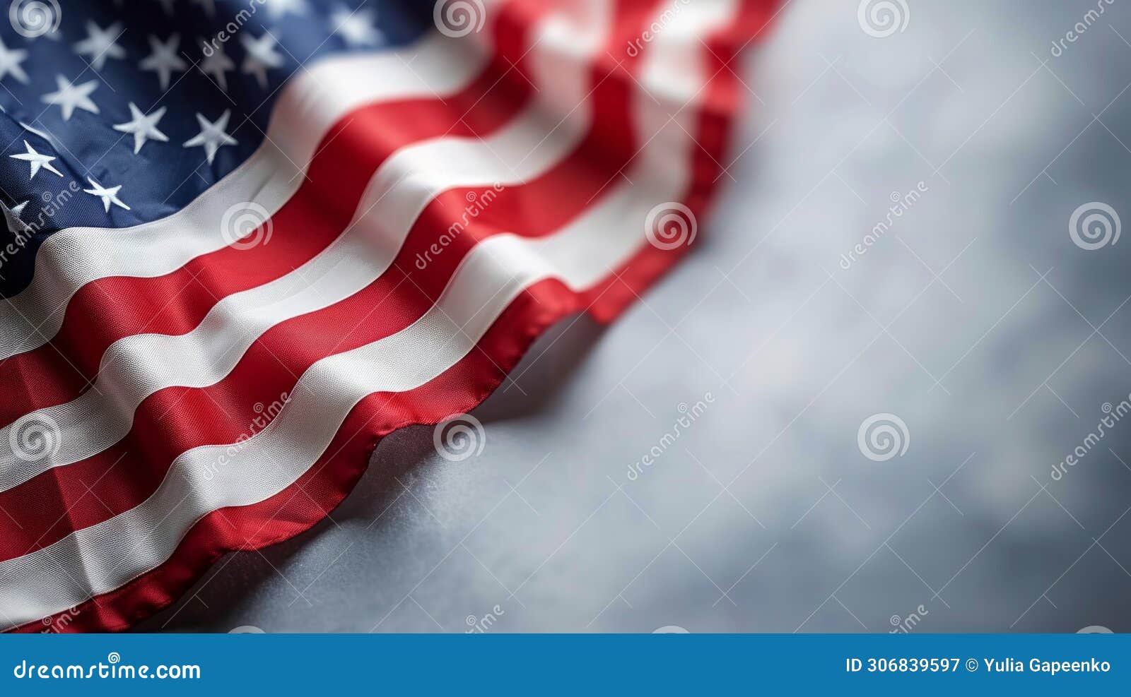 Simple yet Elegant Image Showcasing the Iconic American Flag Against a ...