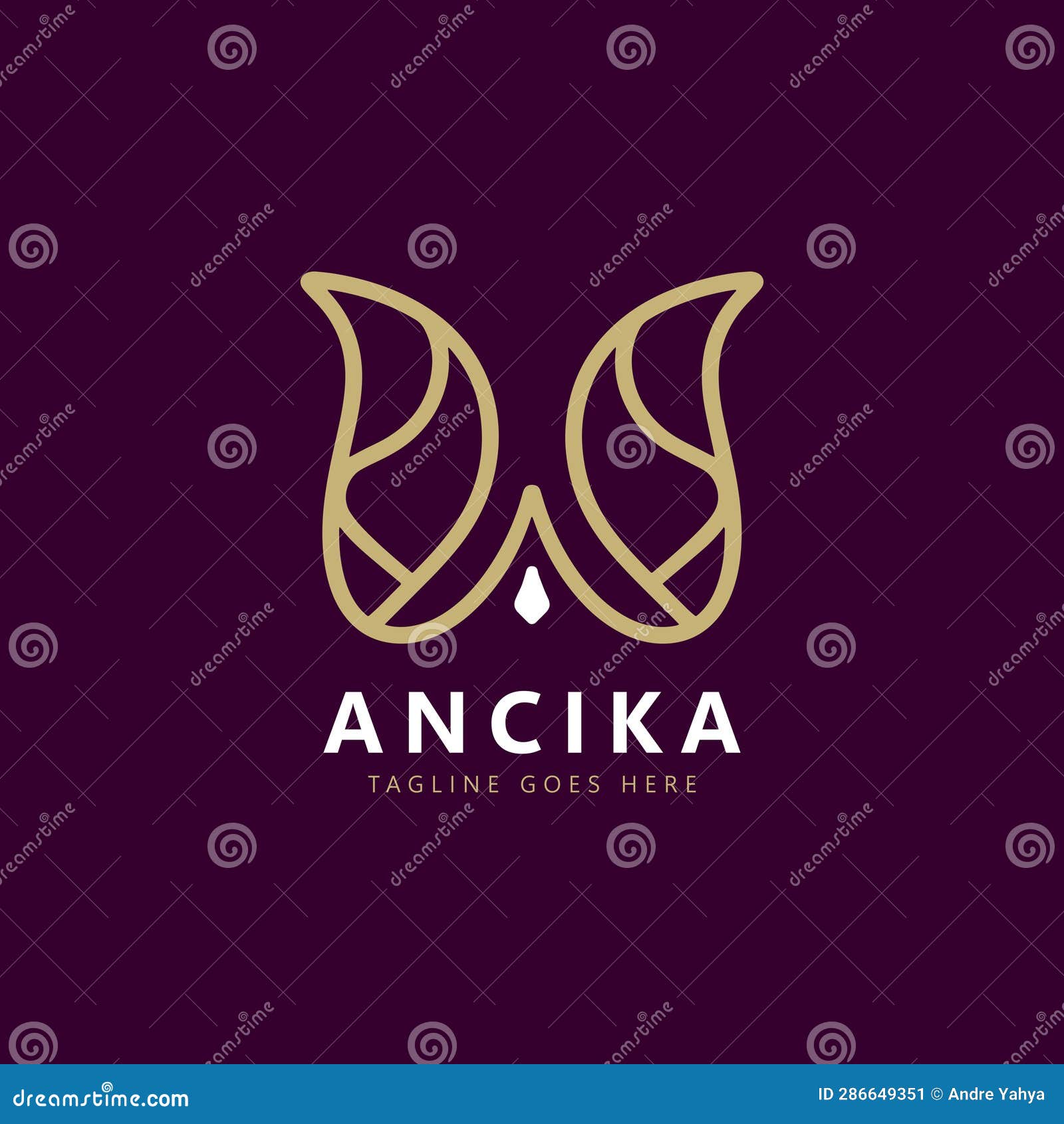 Simple Elegant Initial Letter a Logo Design. Stock Vector ...