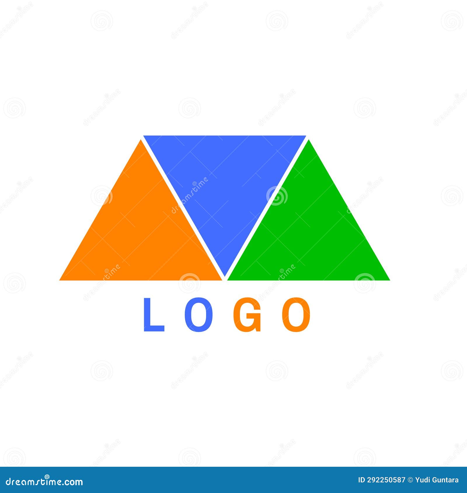 Simple and Elegant Isosceles Triangle Logo Stock Illustration ...