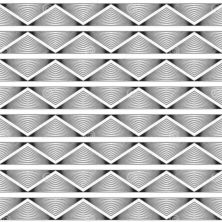 Simple, Elegant Linear Seamless Vector Pattern with Linear Triangles ...