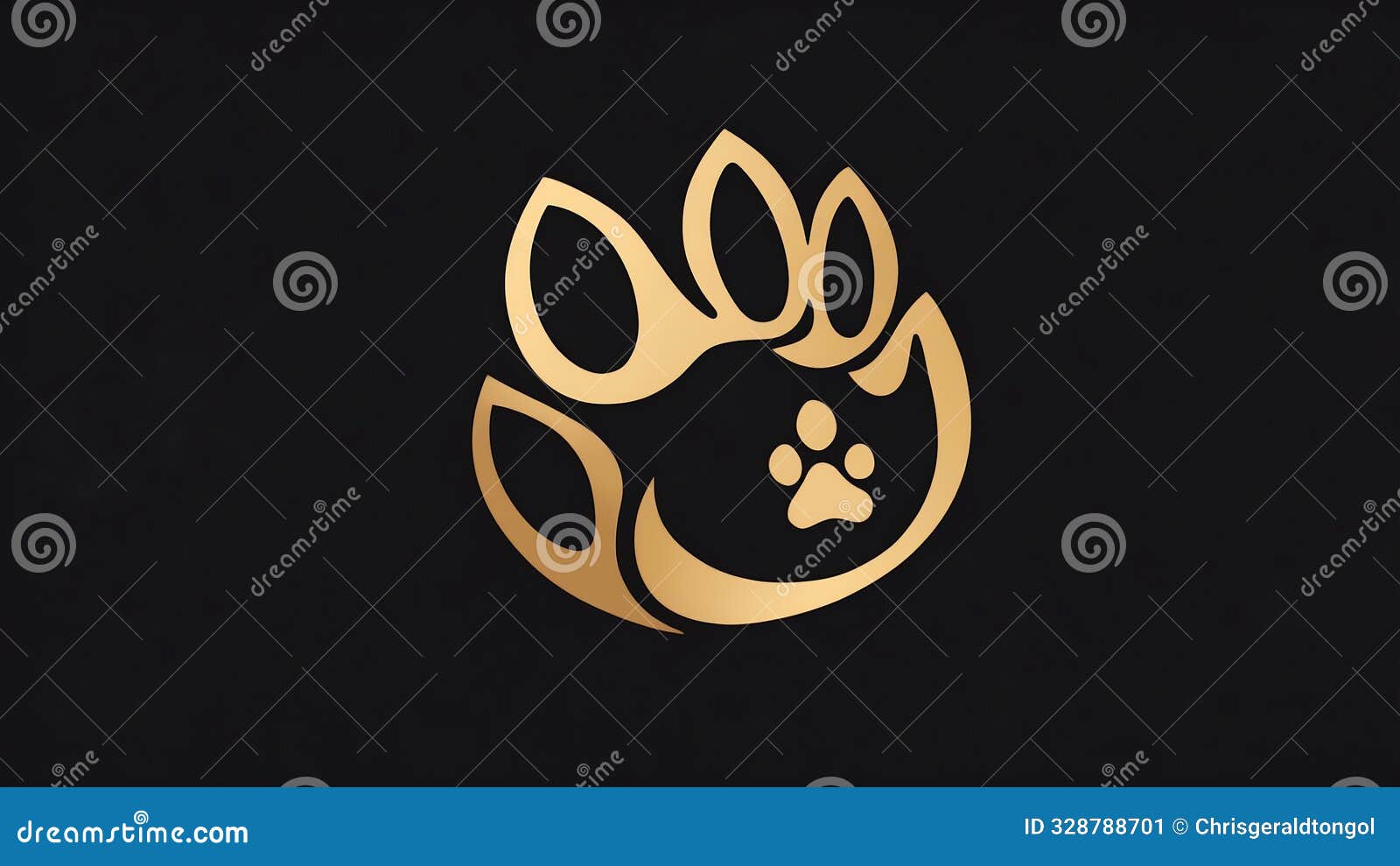 A Simple Elegant Logo Design Featuring a Stylized Silh Ai Generated ...