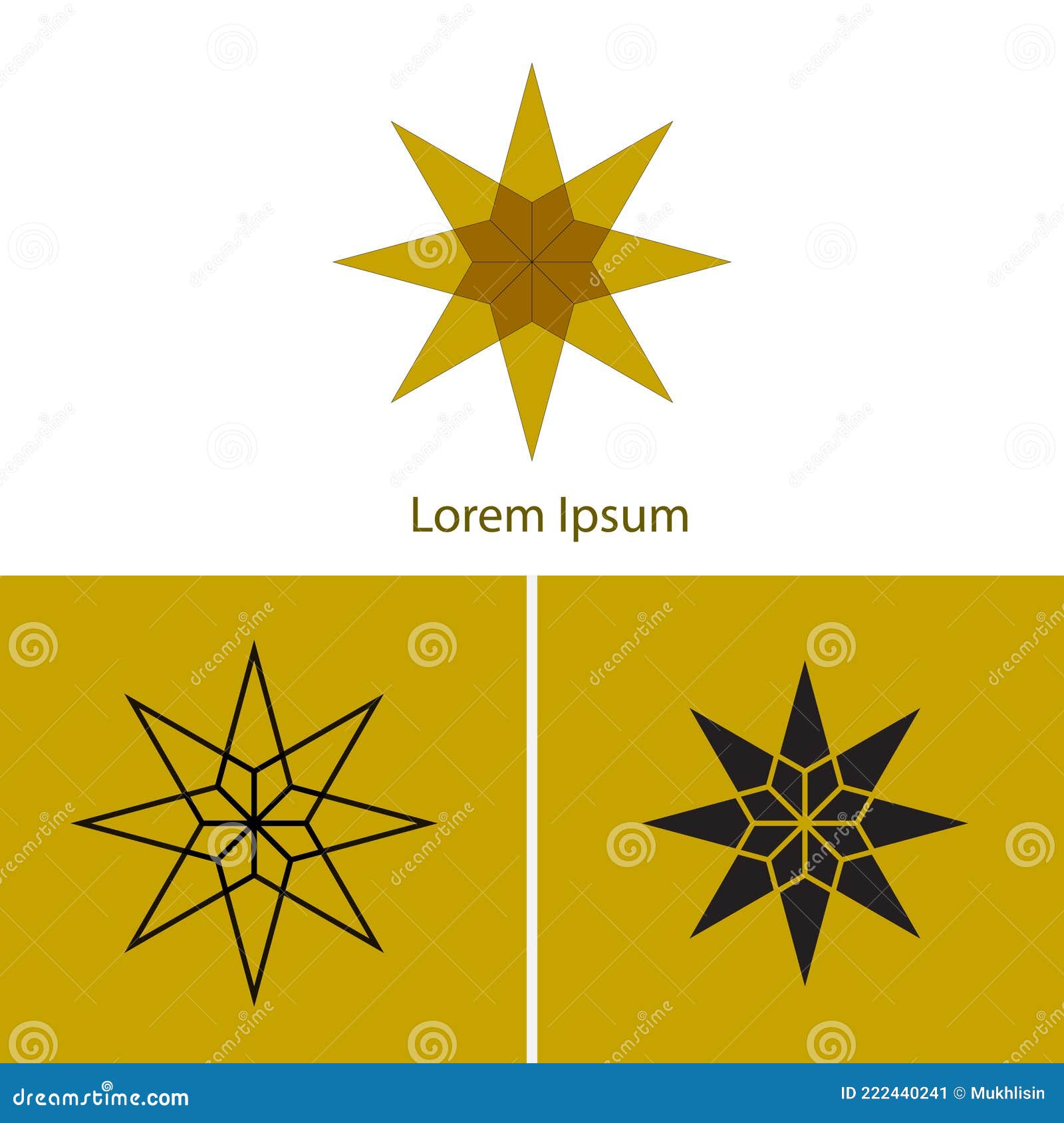 Simple Elegant Logo Design with Triangle Shape Stock Vector ...