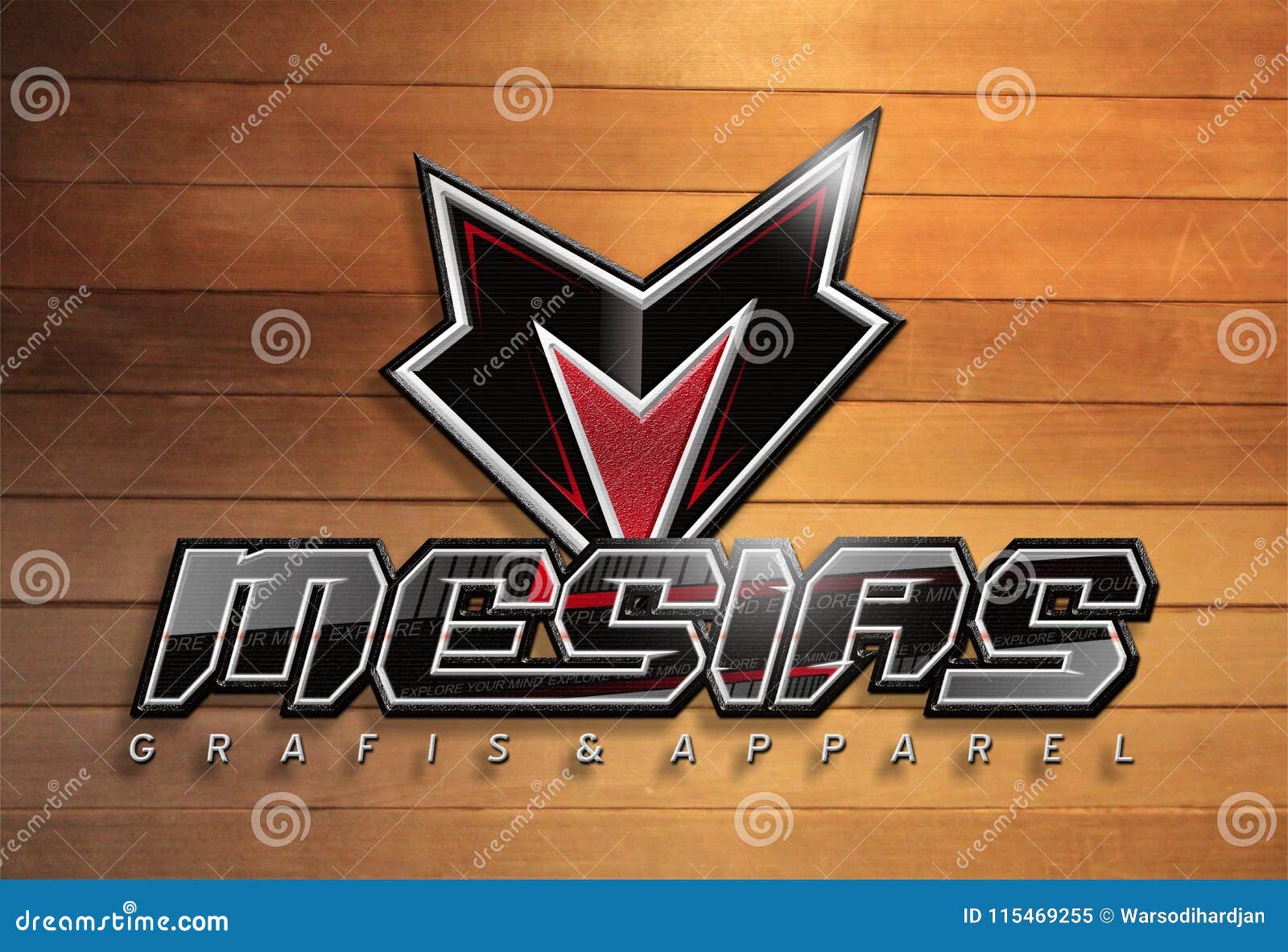 Elegant emboss logo stock illustration. Illustration of emboss - 115469255