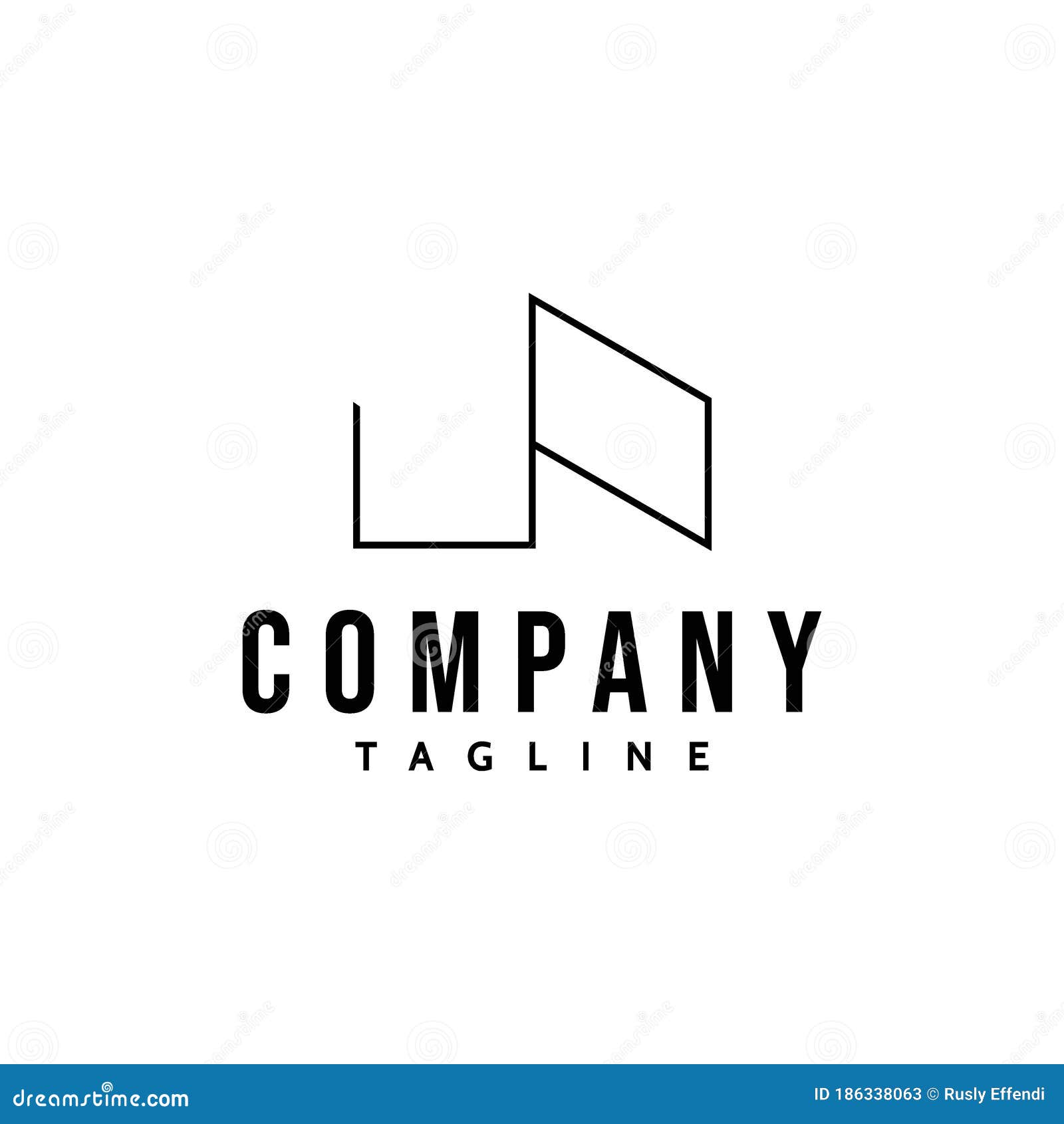 Simple and Elegant Logo for a Roofing Company Stock Vector ...