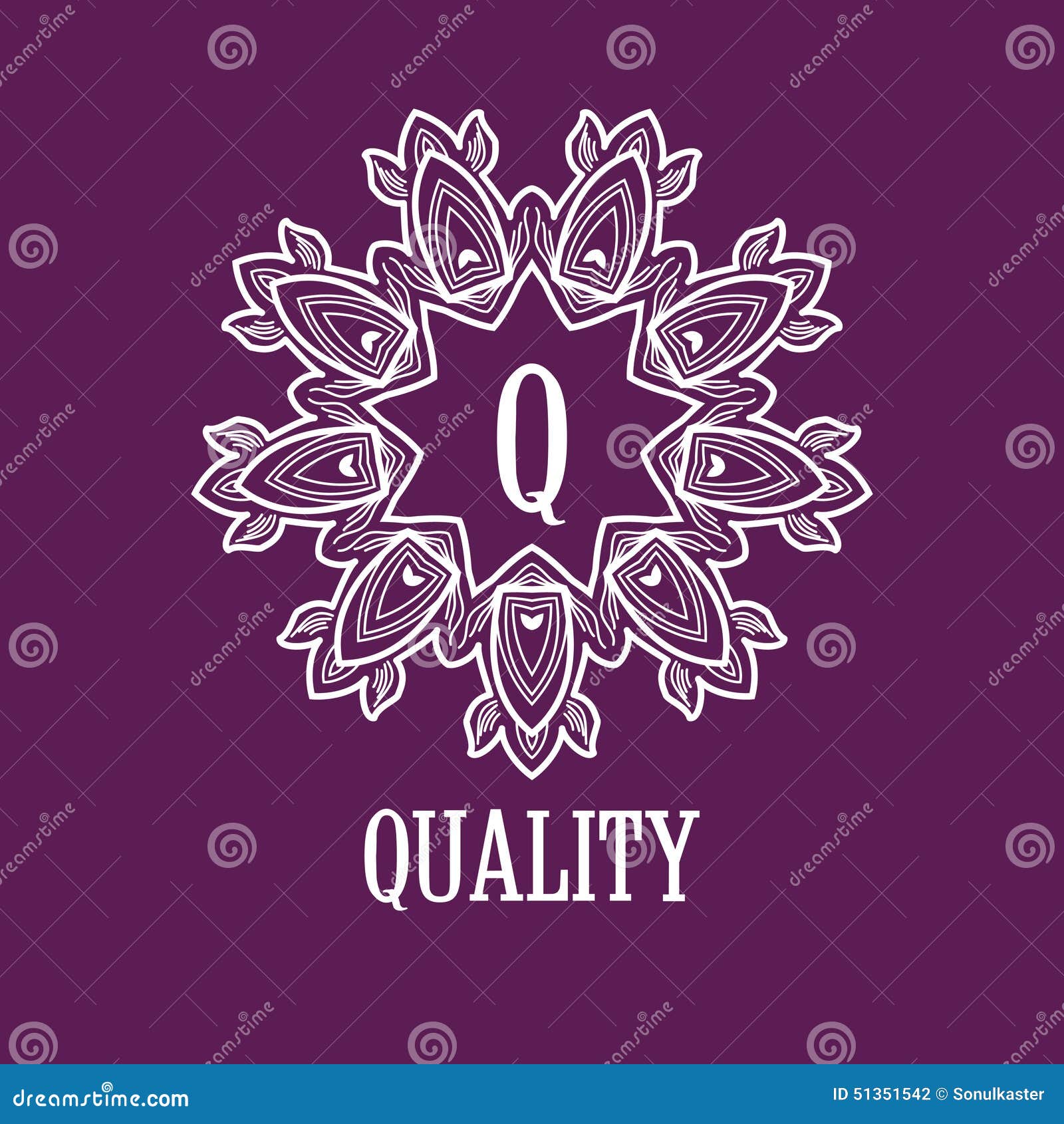 Simple and Elegant Monogram Design Template with Stock Vector ...