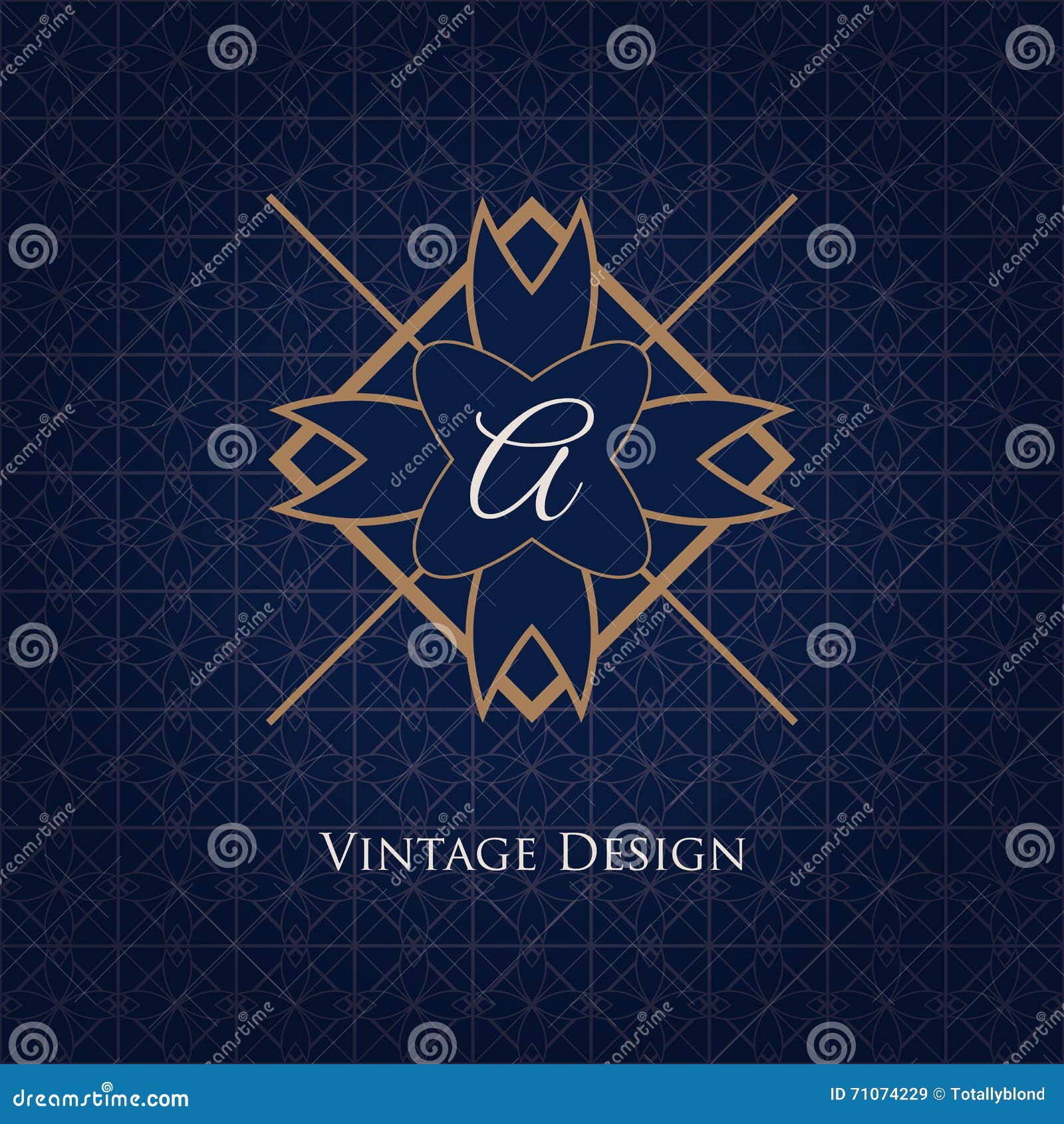 Simple and Elegant Monogram Design Template Stock Vector - Illustration ...