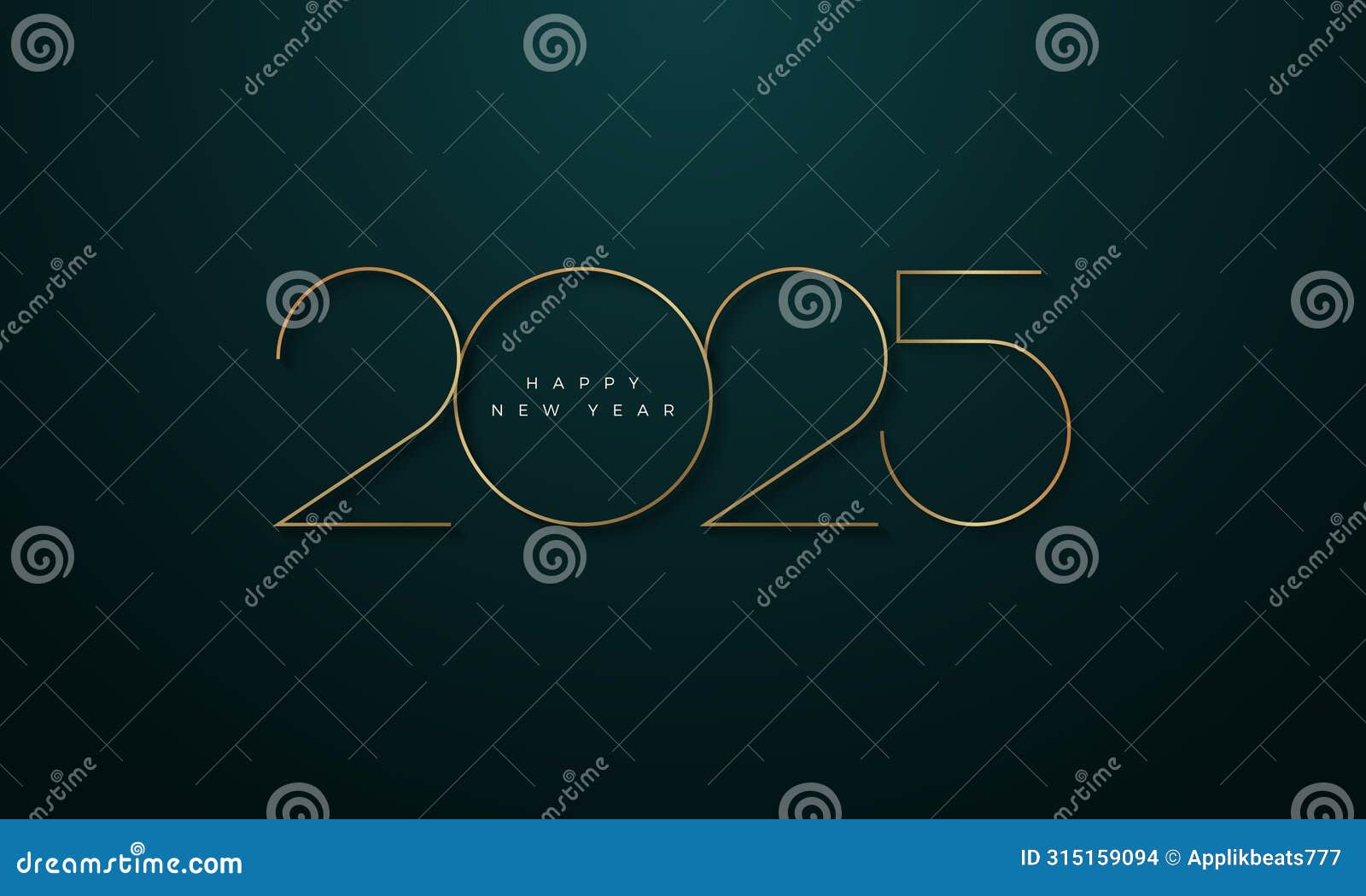 Simple and Elegant 2025 New Year Background. with Luxurious and Modern ...