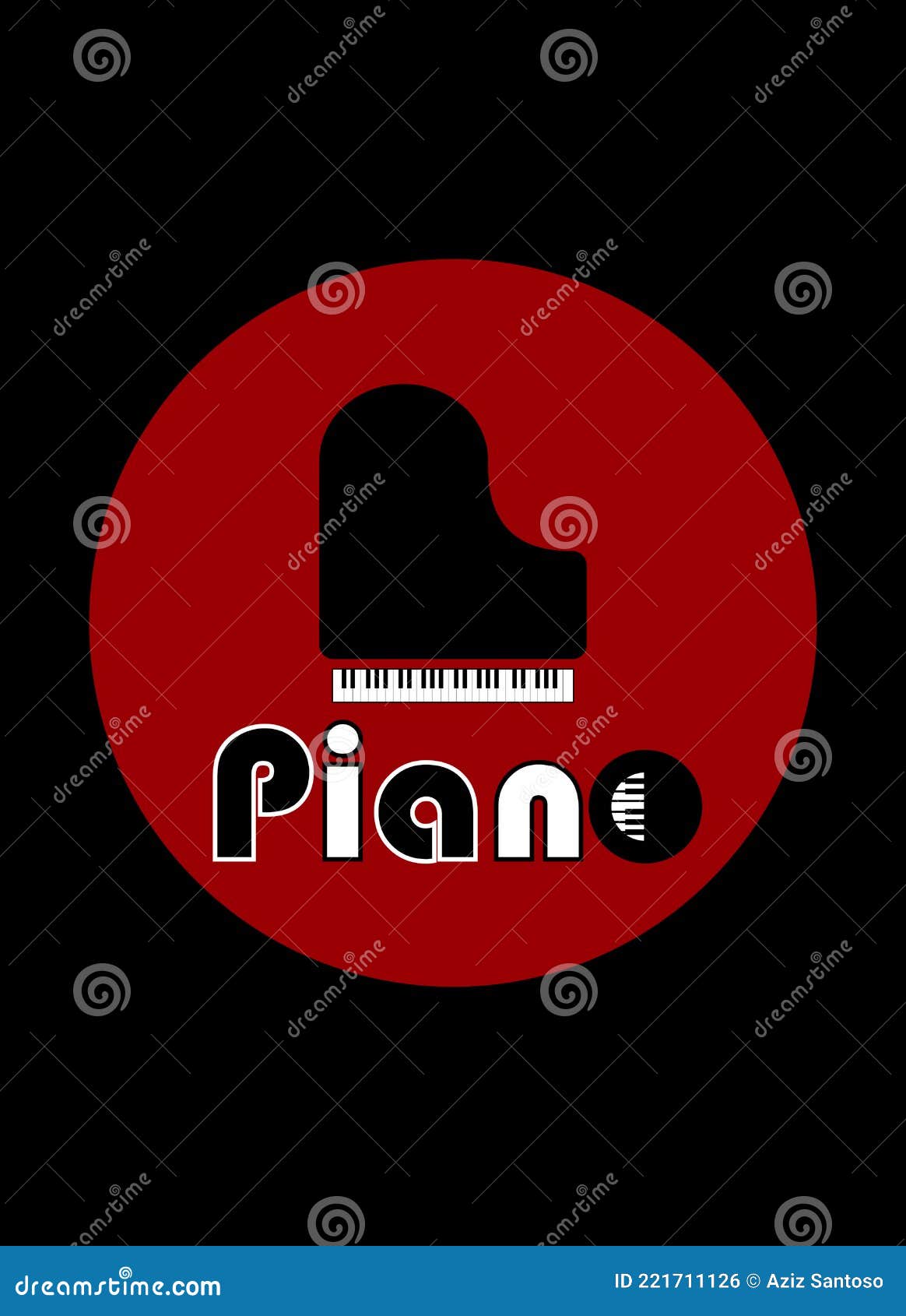 Simple and Elegant Piano Icon Vector Stock Vector - Illustration of ...