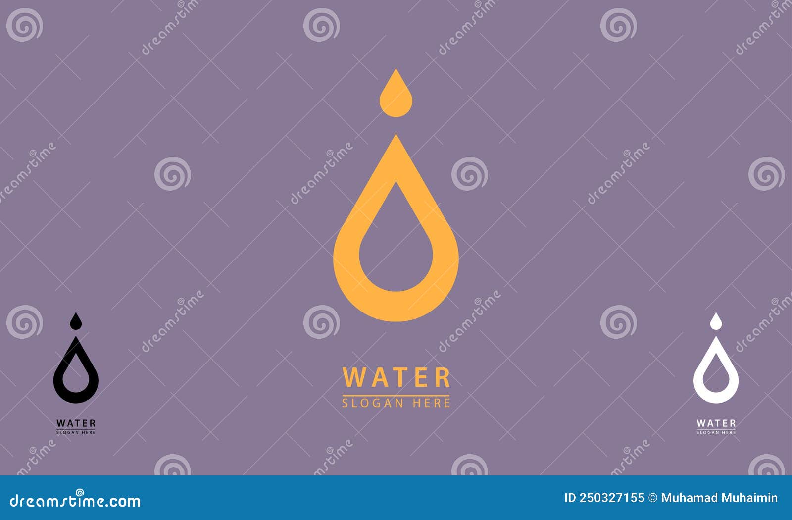 Simple and Elegant Water Logo Icon Stock Vector - Illustration of ...
