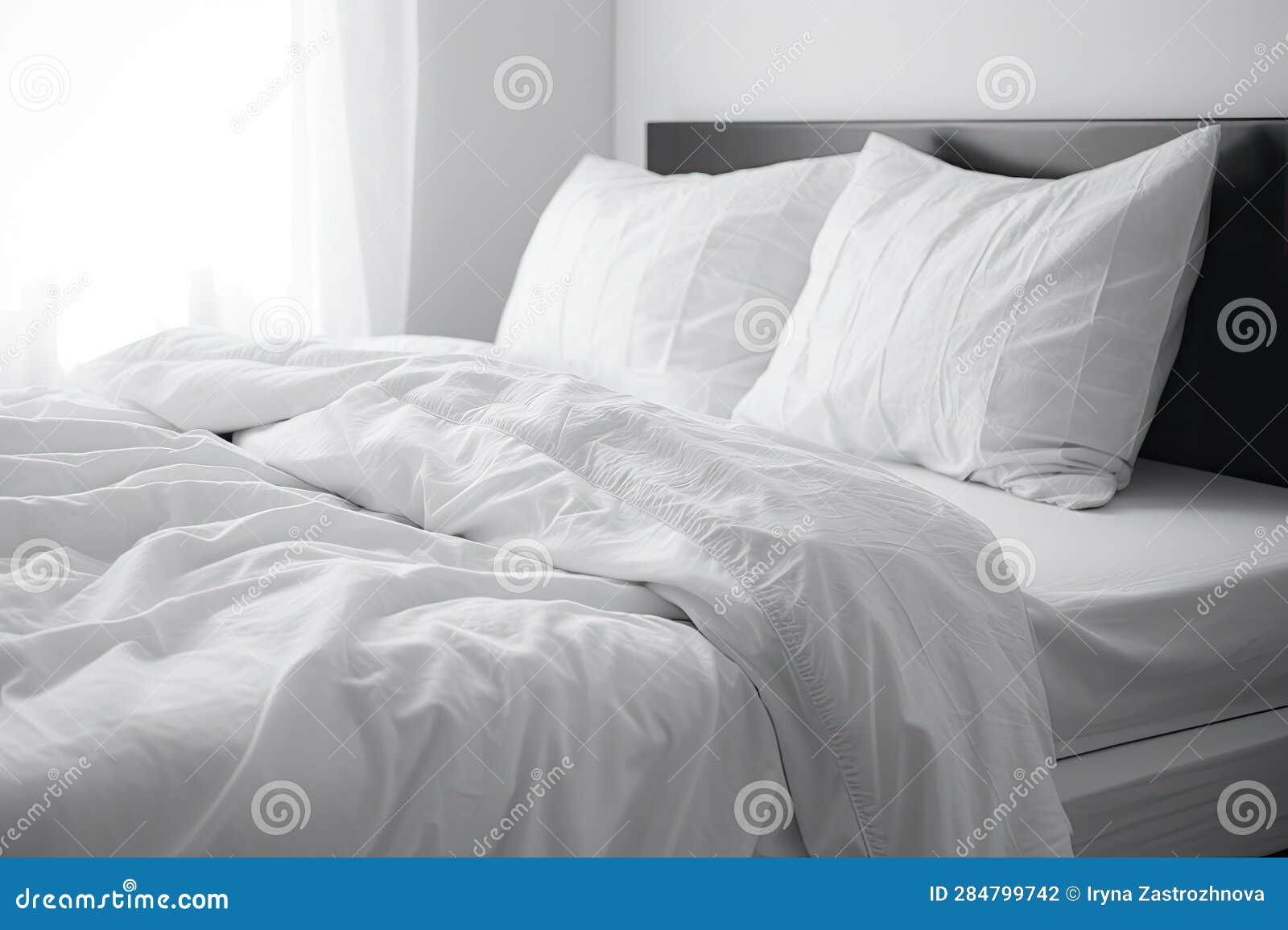Simple yet Elegant White Linens on a White Background Stock ...