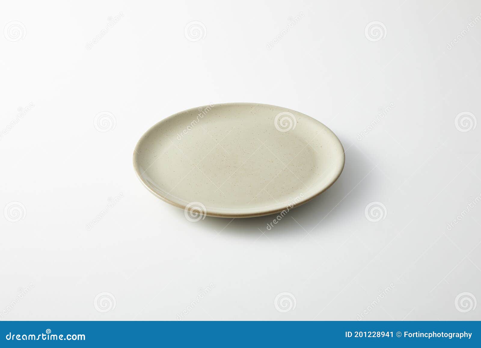 Simple and empty plate stock image. Image of gray, green - 201228941