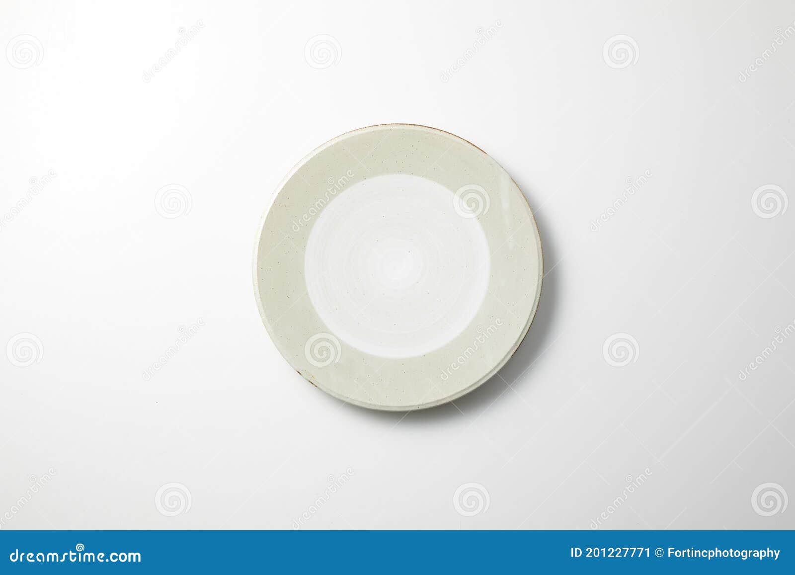 Simple and empty plate stock image. Image of plate, blue - 201227771