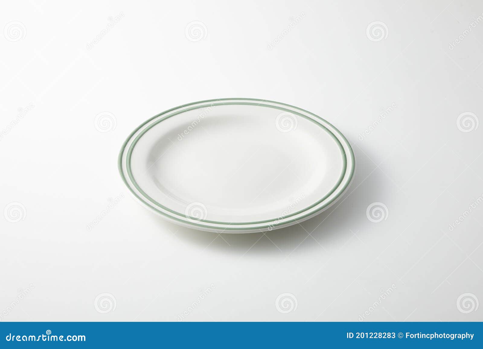 Simple and empty plate stock image. Image of circle - 201228283