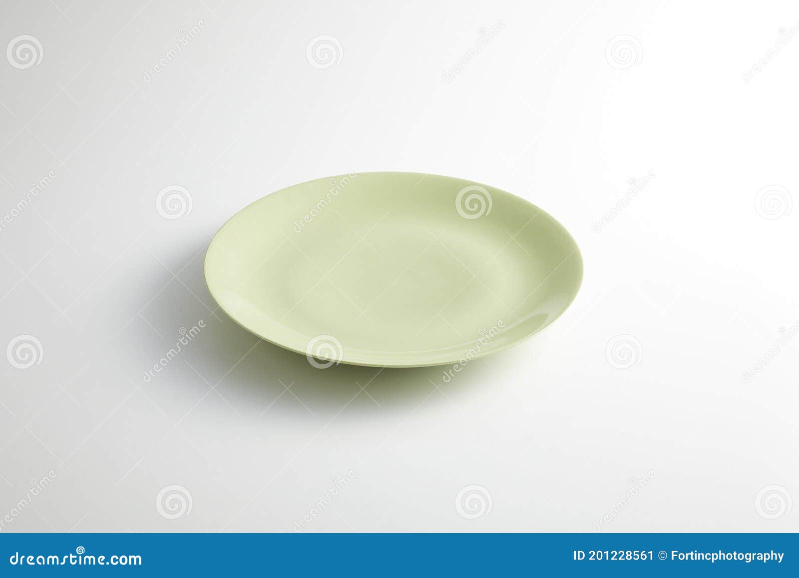 Simple and empty plate stock image. Image of patten - 201228561