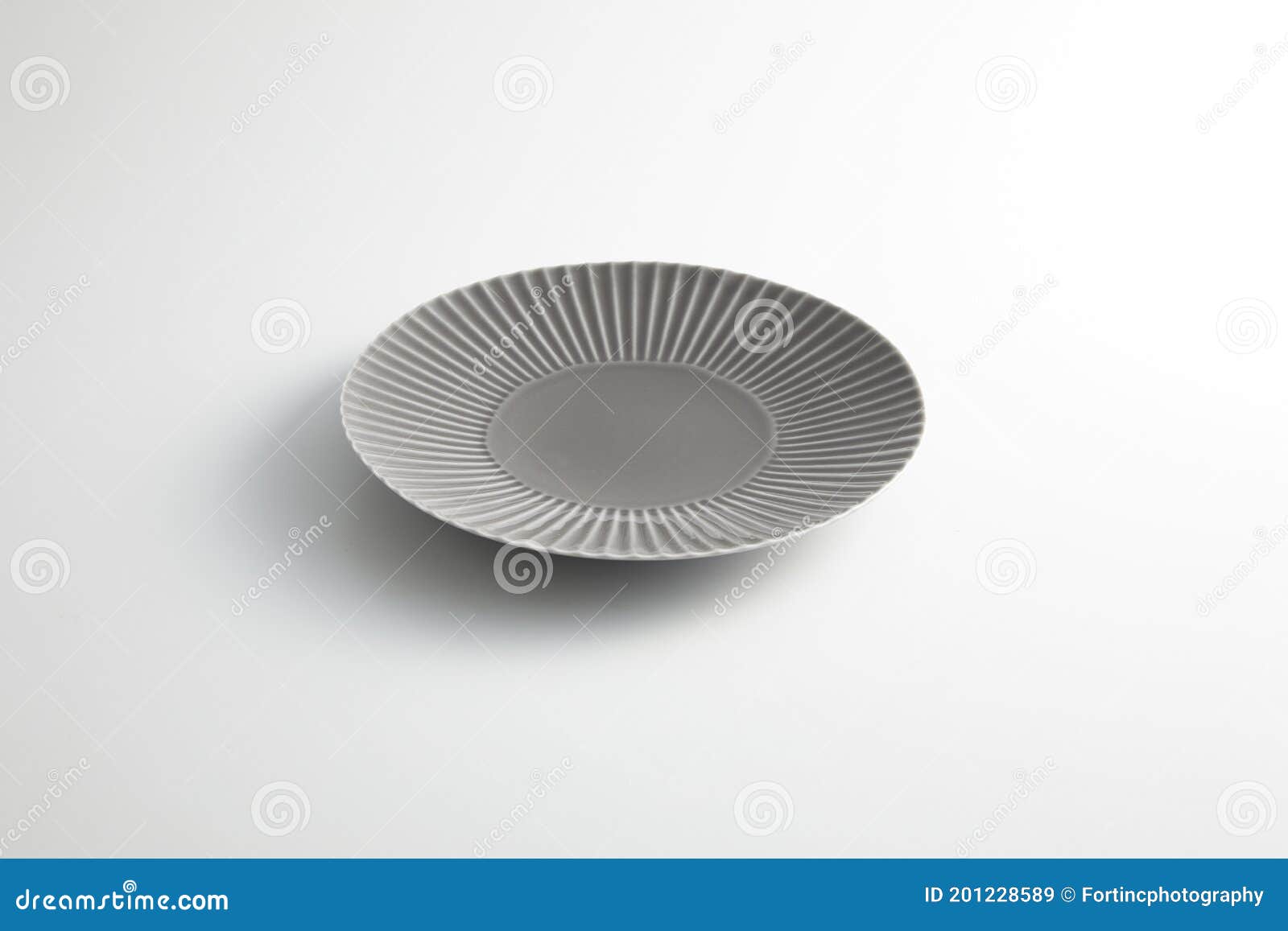 Simple and empty plate stock image. Image of portland - 201228589
