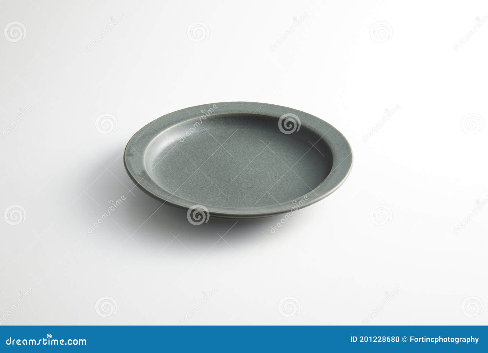 Simple and empty plate stock photo. Image of colorful - 201228680