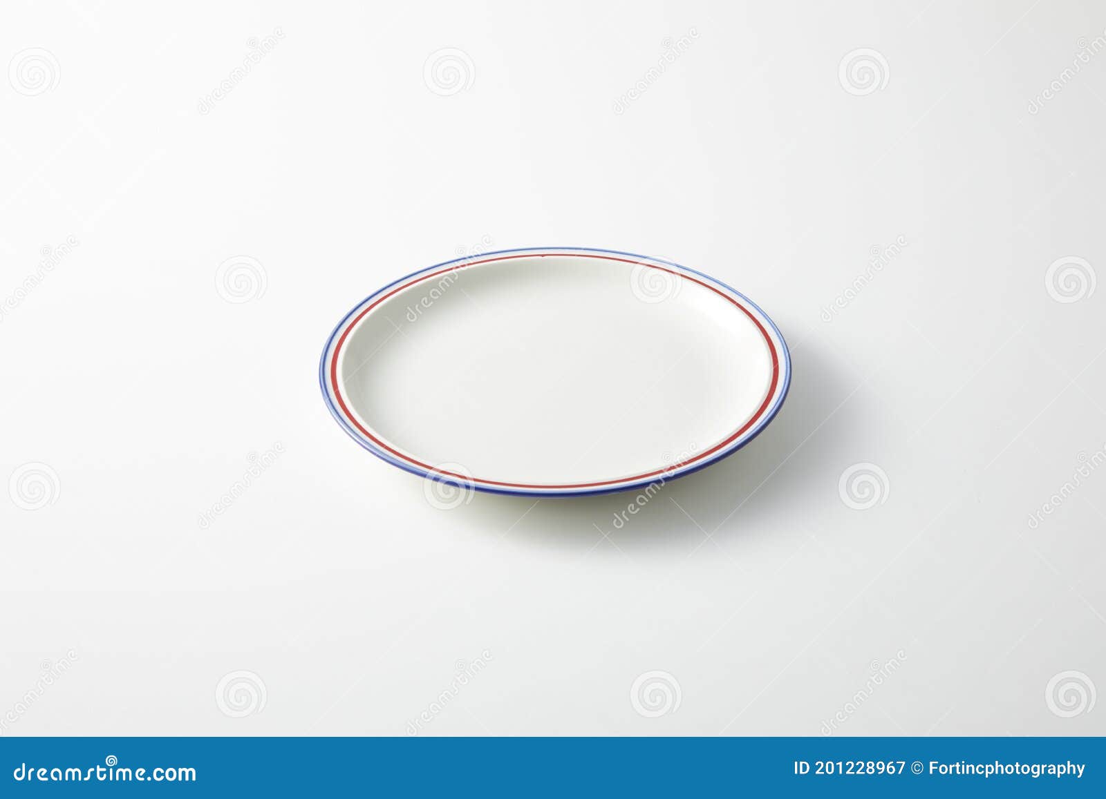 Simple and empty plate stock image. Image of black, gray - 201228967