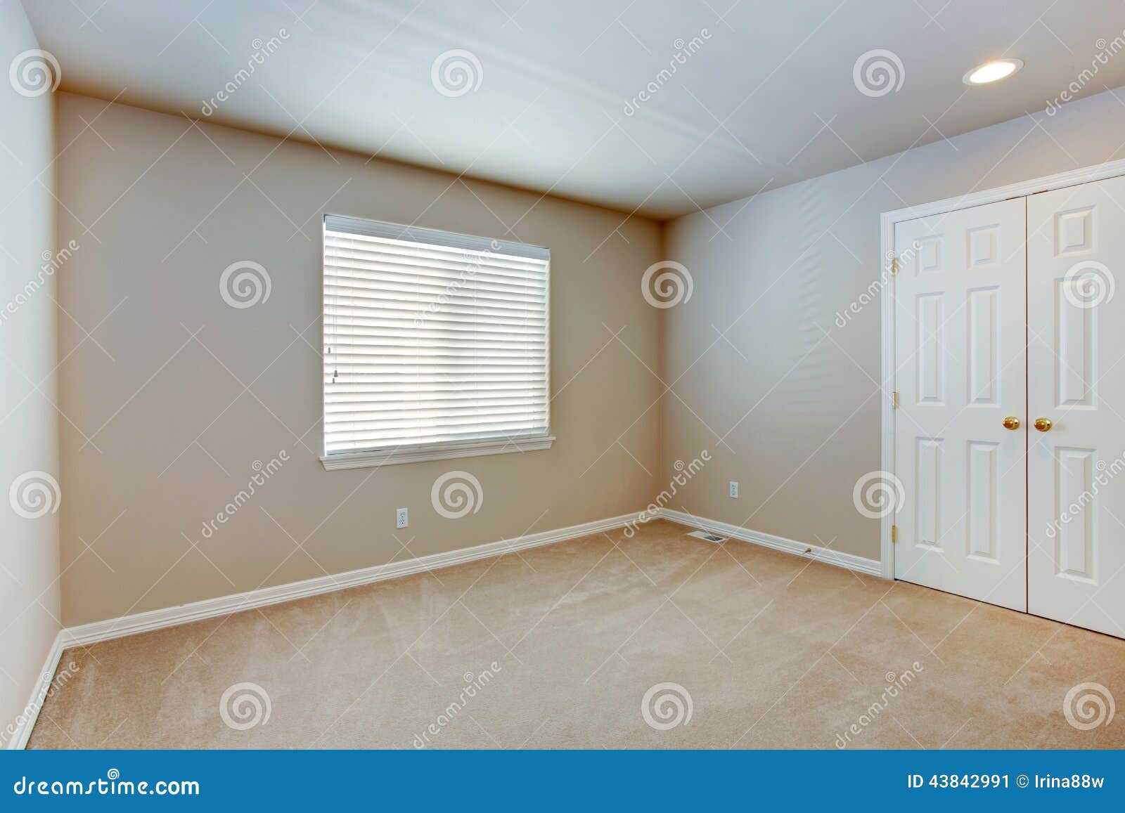 Simple empty room interior stock image. Image of carpet - 43842991